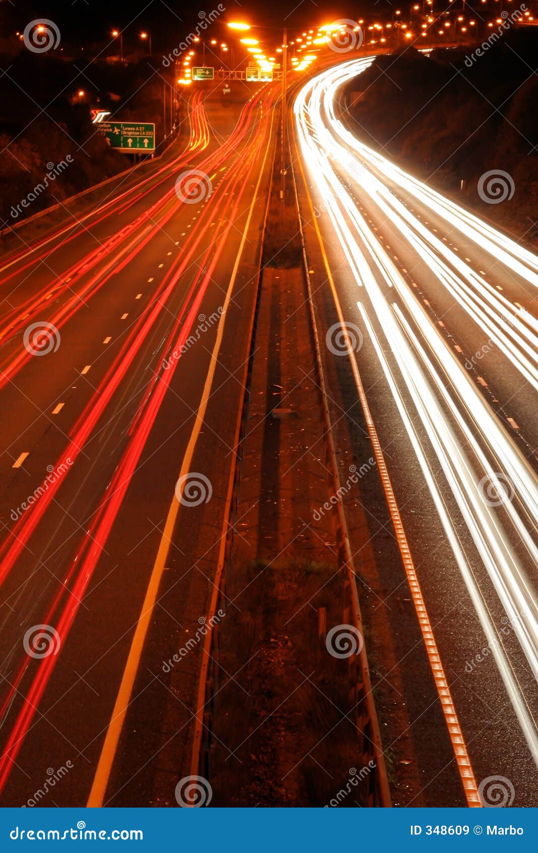 Traffic lines. stock image. Image of vehical, hour, driving - 348609