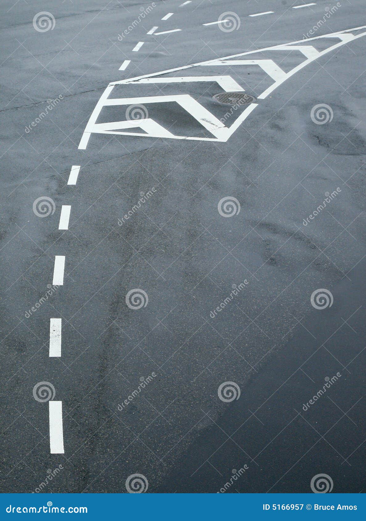 Traffic lines on asphalt stock image. Image of pavement - 5166957