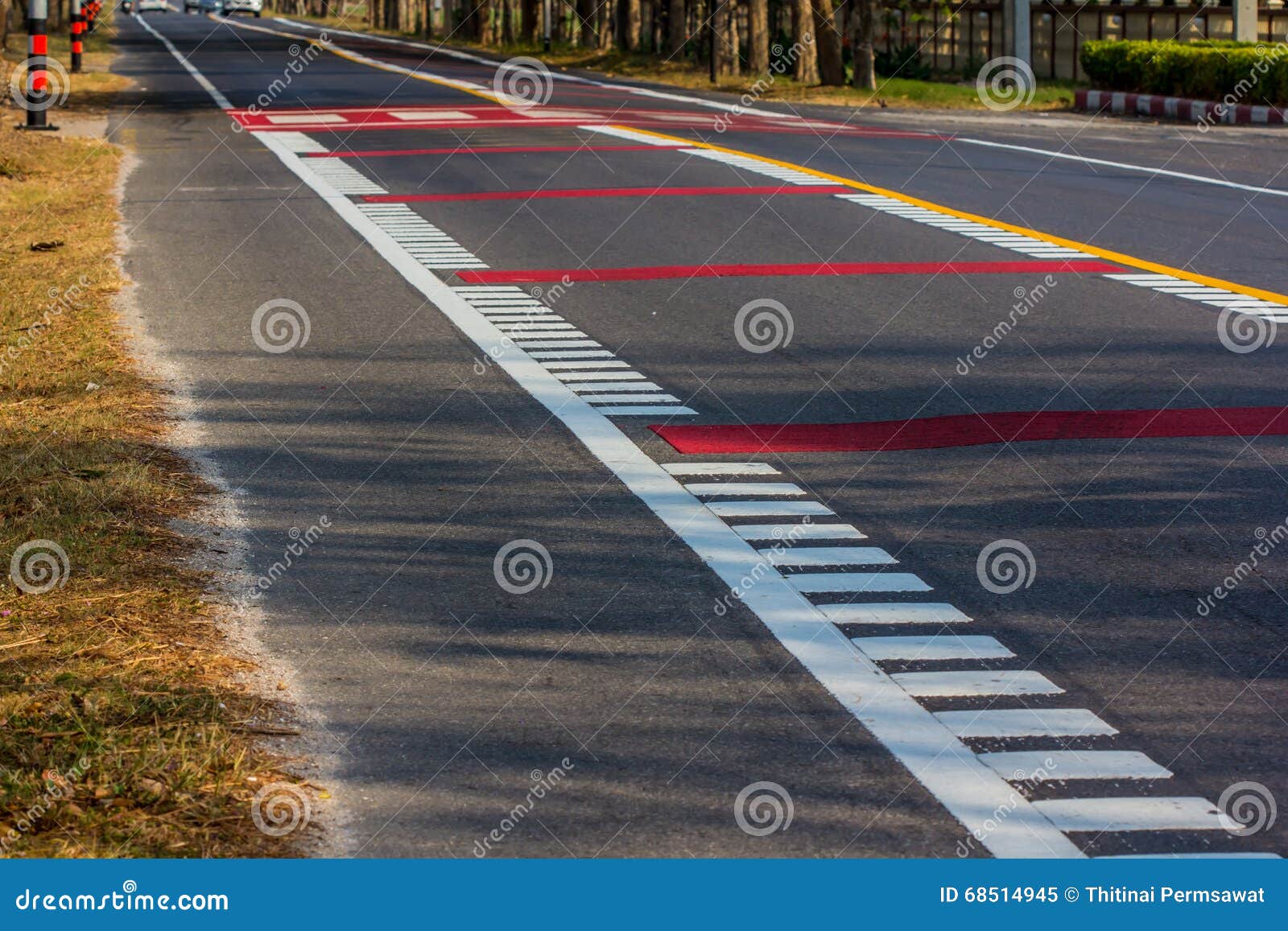 Traffic lines. stock image. Image of motorway, freeway - 68514945