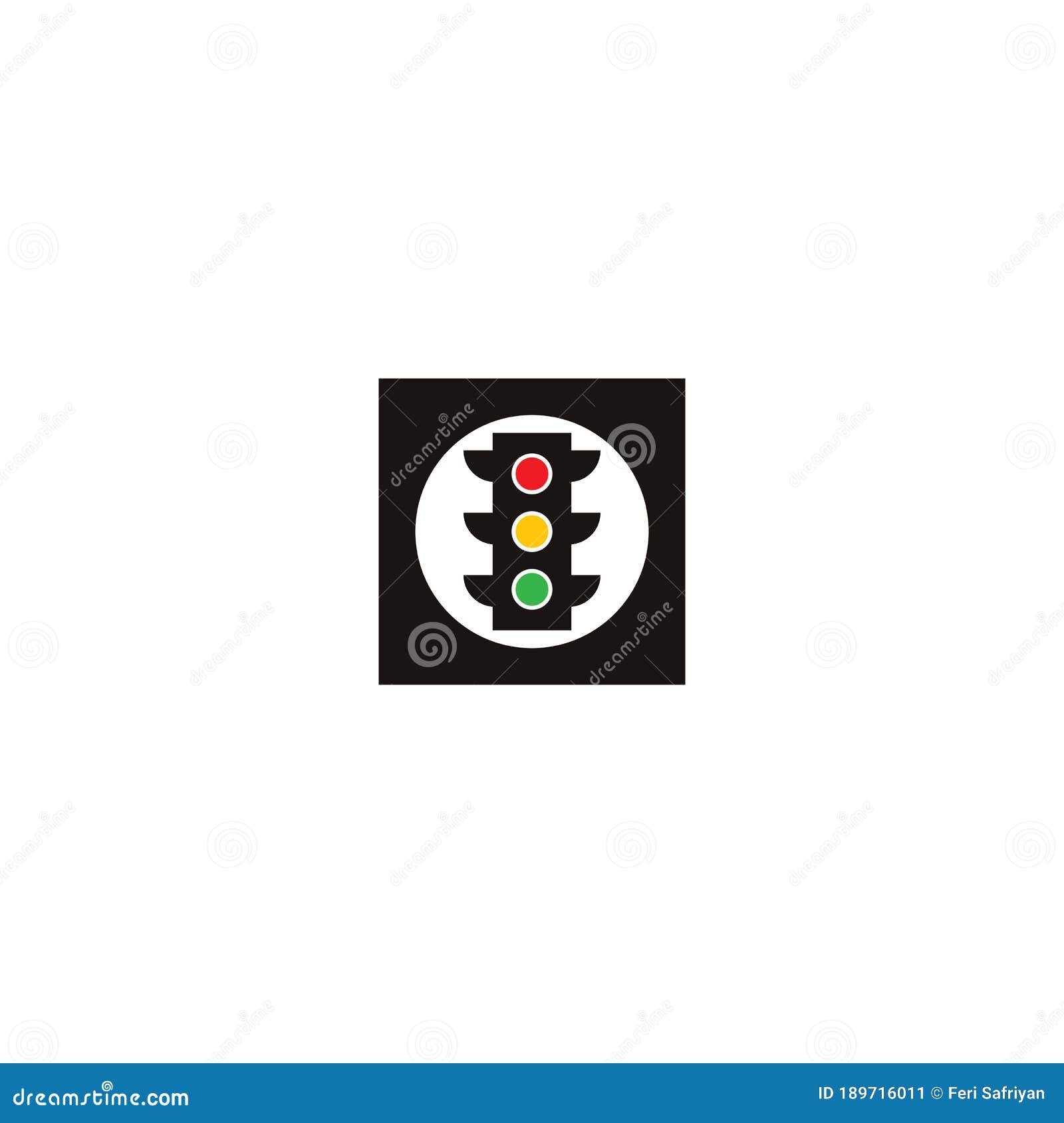 Traffic logo vector icon stock illustration. Illustration of traffic ...