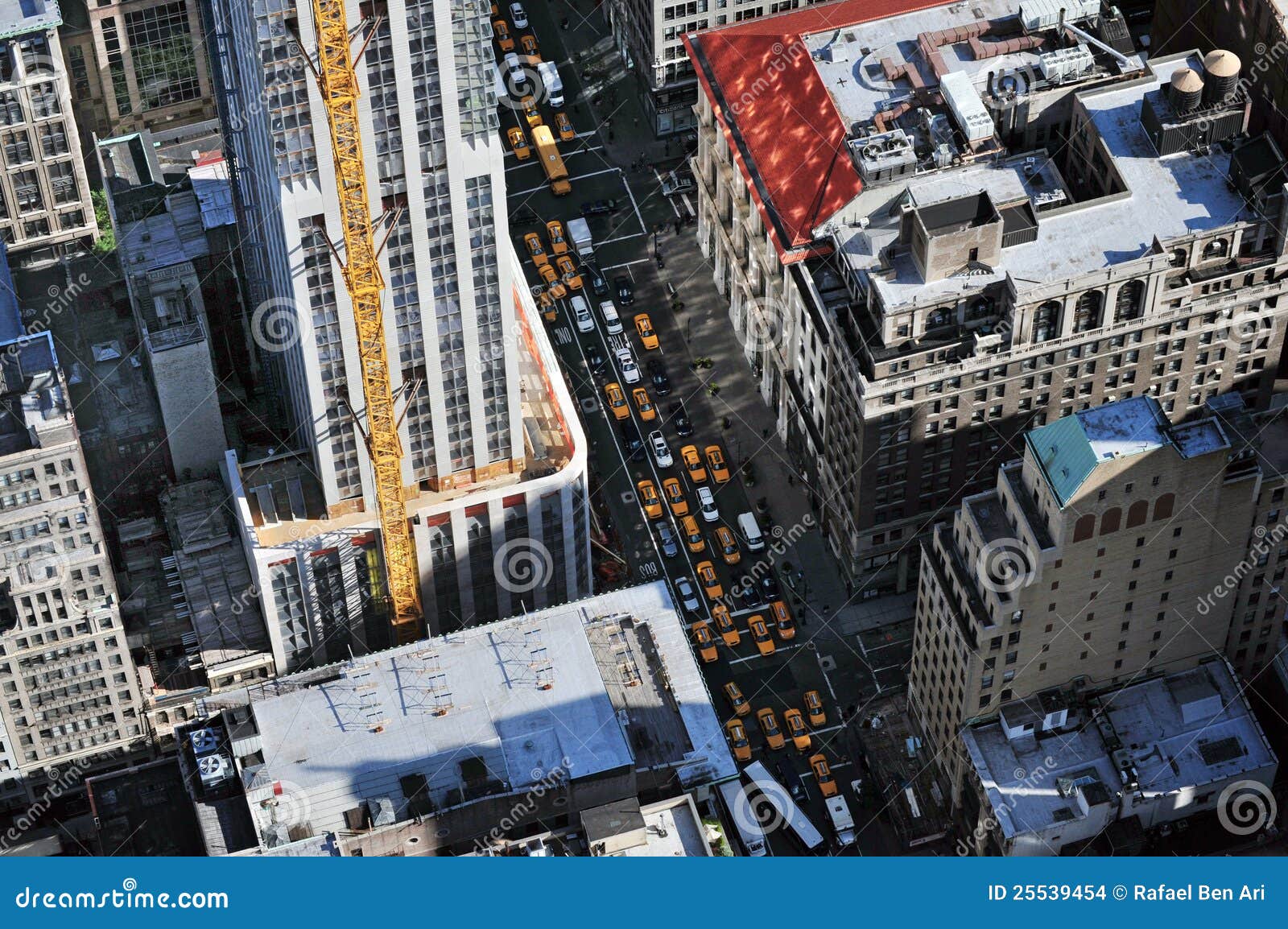 Traffic in Manhattan stock photo. Image of city, driving - 25539454