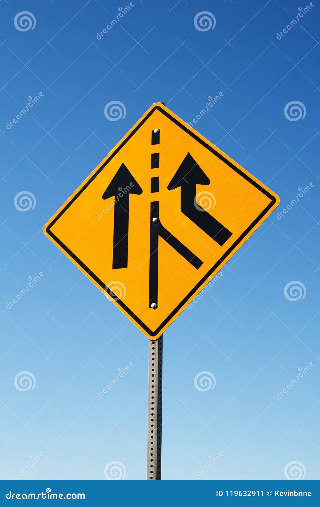 Traffic Merge Sign stock image. Image of ends, teamwork - 119632911