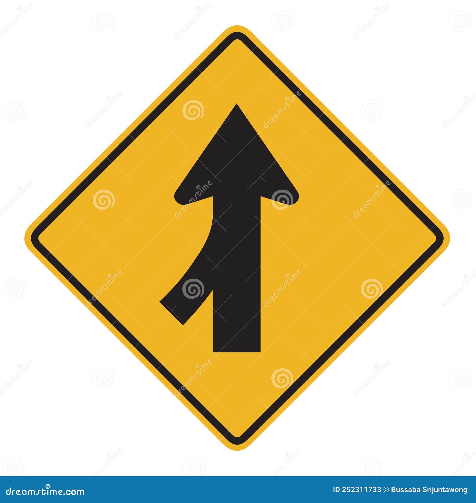 Traffic merges stock illustration. Illustration of background - 252311733