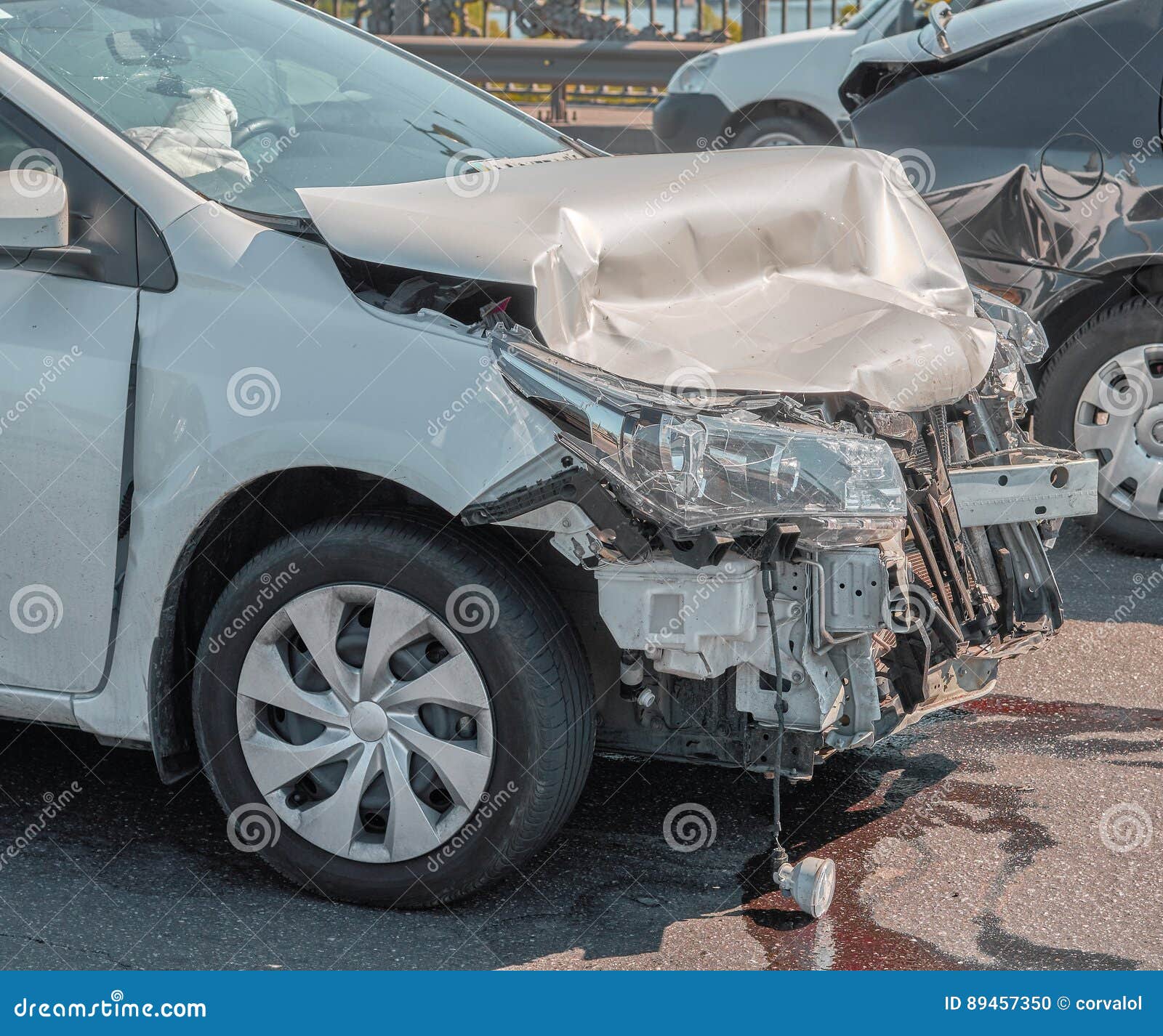 Traffic Mishap Car Accident. Stock Photo - Image of multiple ...