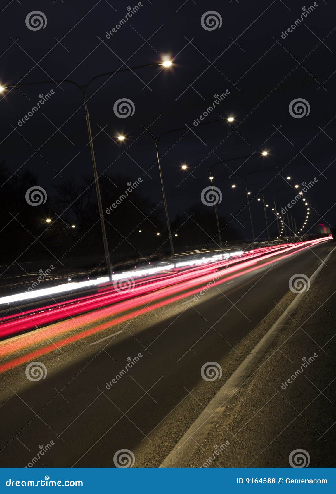 Traffic in movement stock photo. Image of direction, time - 9164588