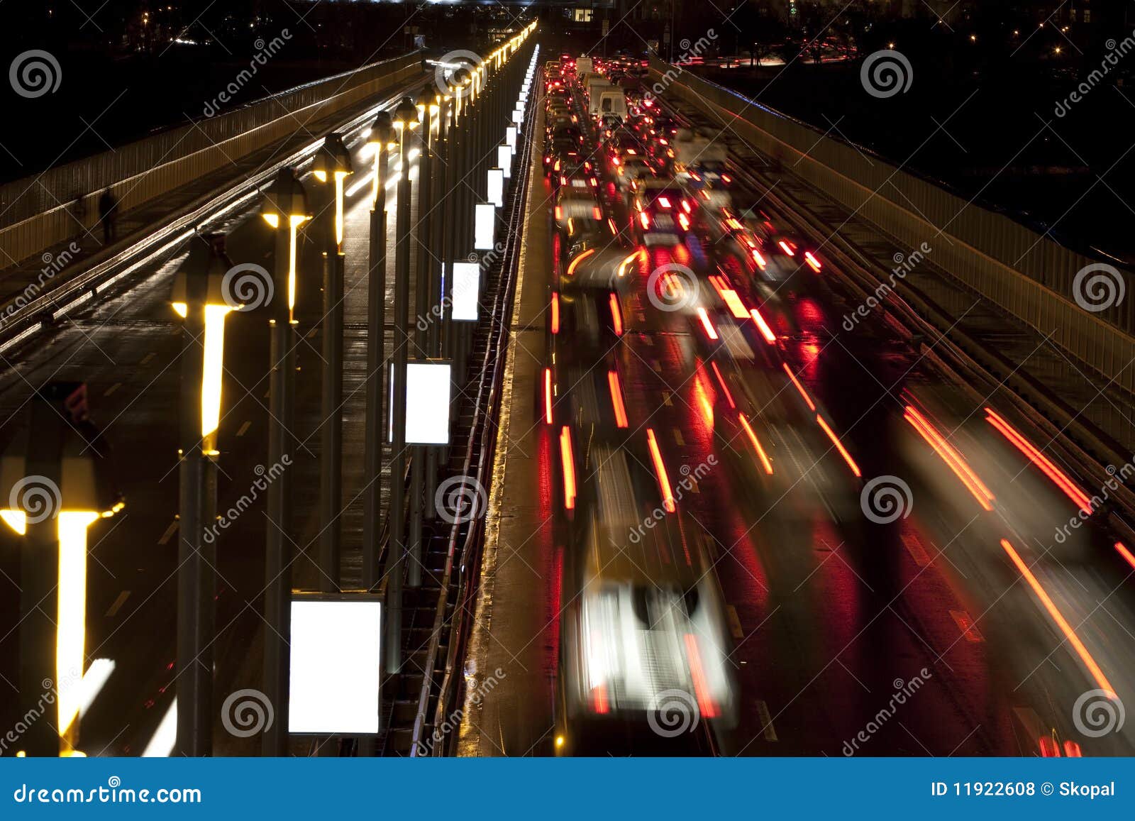 Traffic in the night stock photo. Image of city, traffic - 11922608