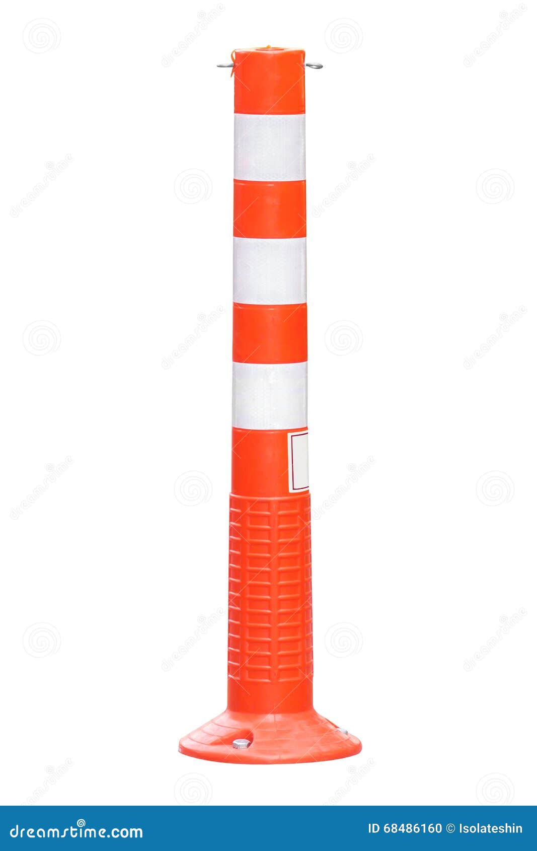 Traffic Pole Isolated on White Background Stock Photo - Image of danger ...