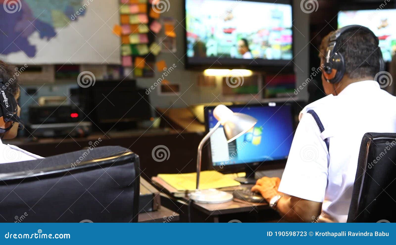 Traffic Police Control Room India Stock Video - Video of camera ...