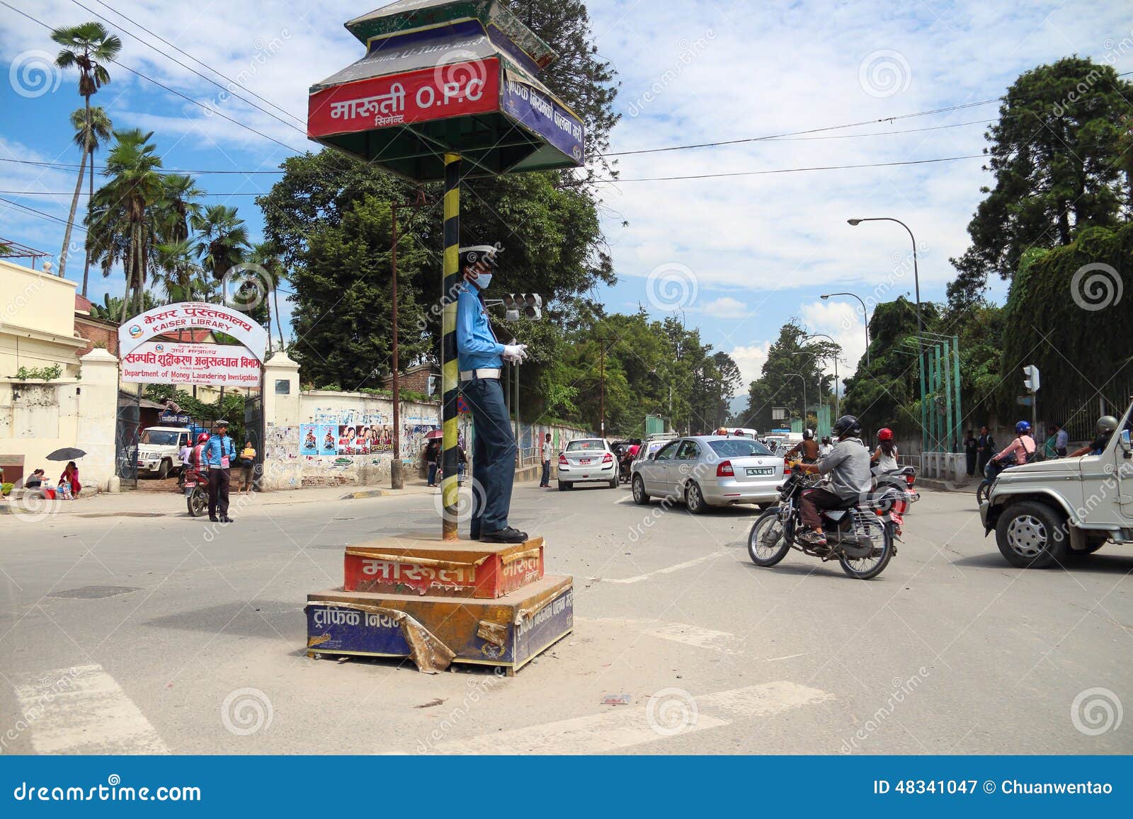 Traffic Police with Masks in Kathmandu Editorial Photography - Image of ...