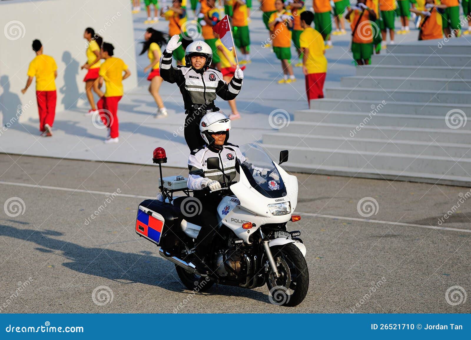 Traffic Police Performing Stunts during NDP 2012 Editorial Image ...
