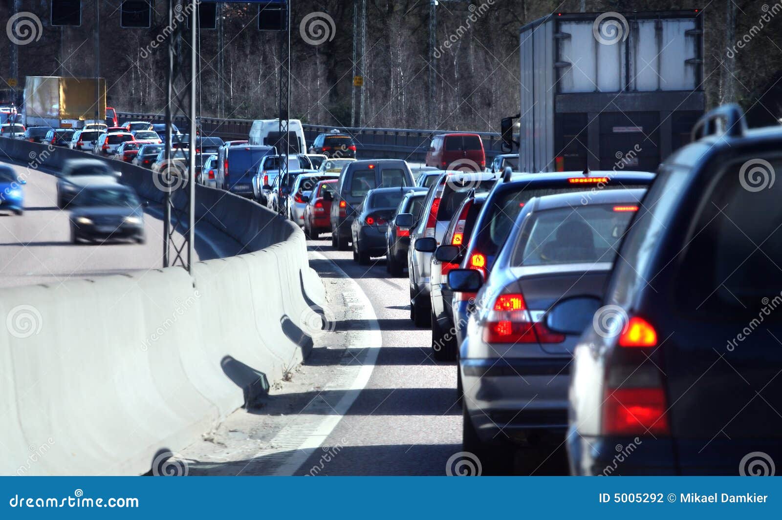 Traffic queue stock photo. Image of domestic, road, greenhouse - 5005292