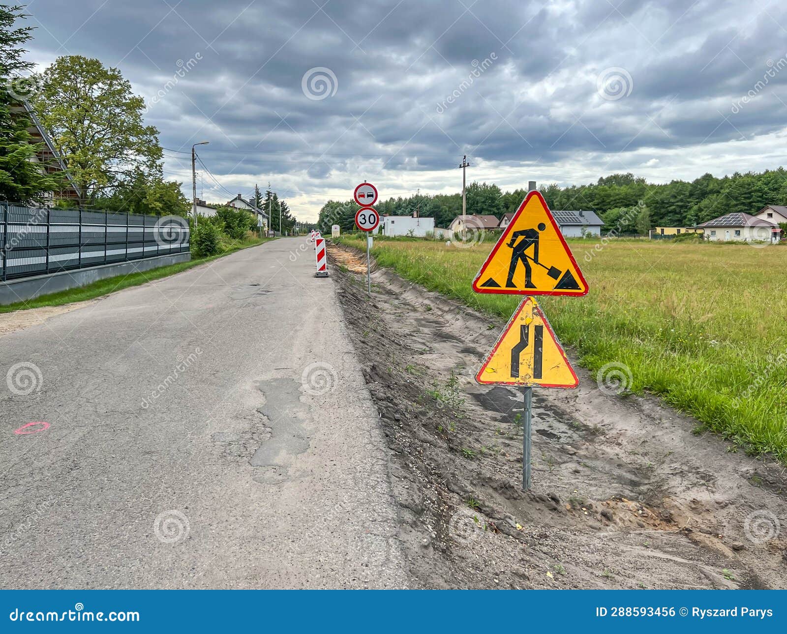 Traffic Restrictions when Expanding the Road with a Walkway and a ...