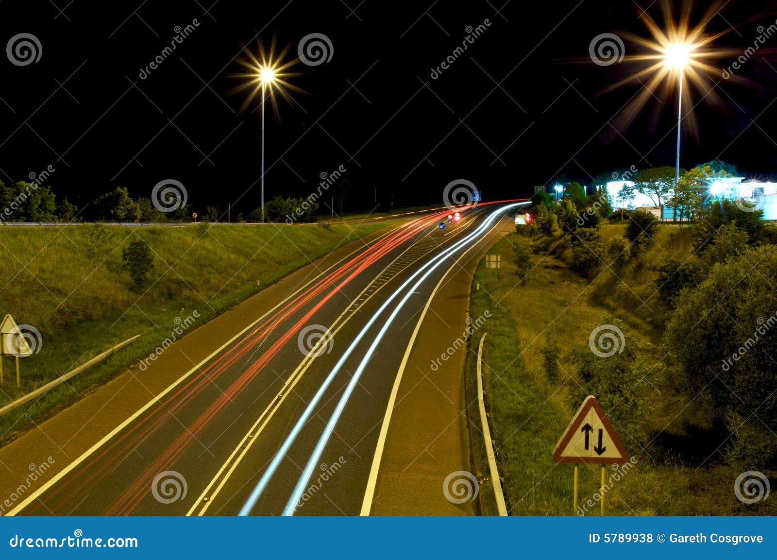 Traffic on the road stock photo. Image of speeding, highway - 5789938