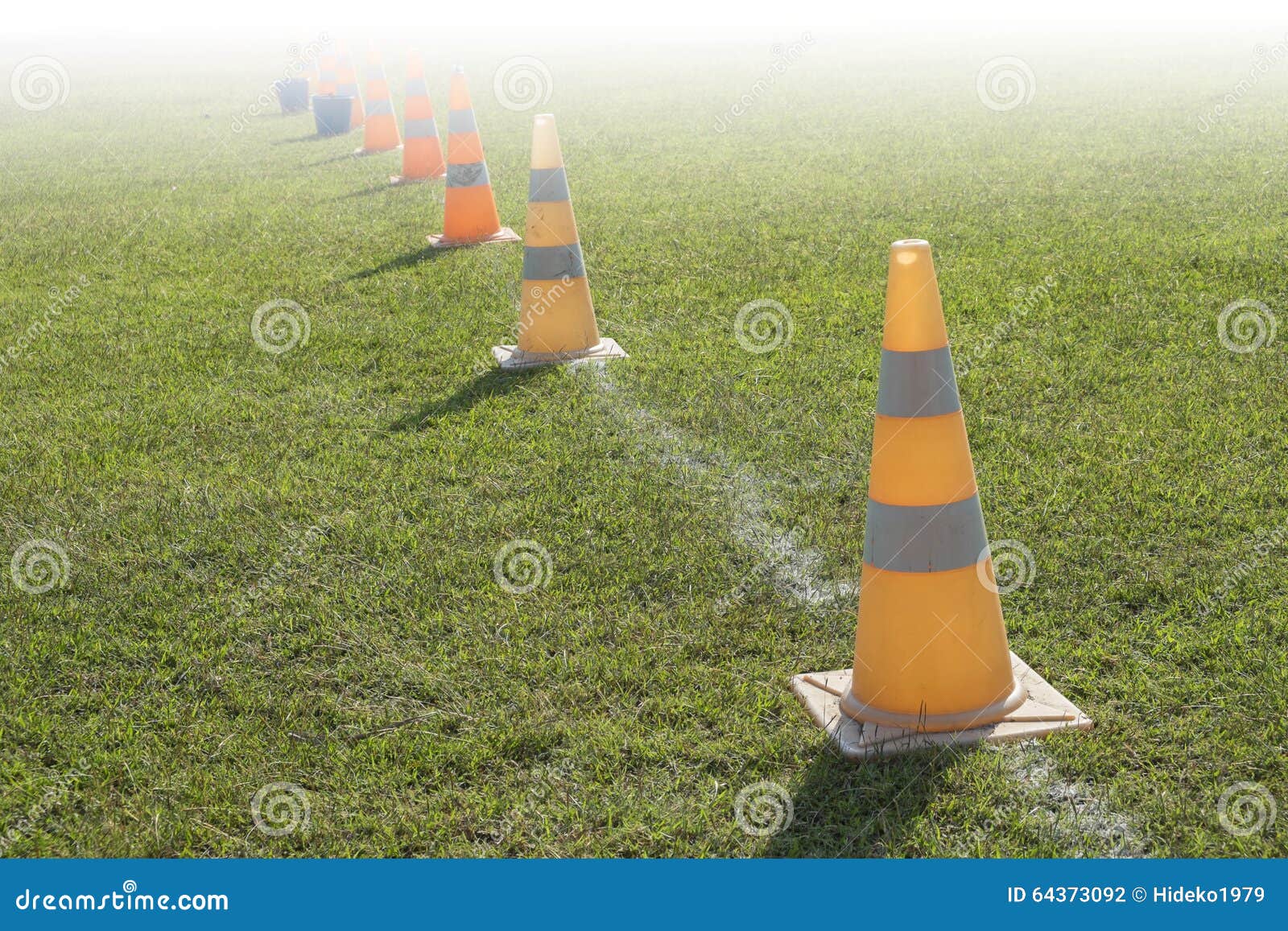 Traffic road cone pylon stock photo. Image of nature - 64373092