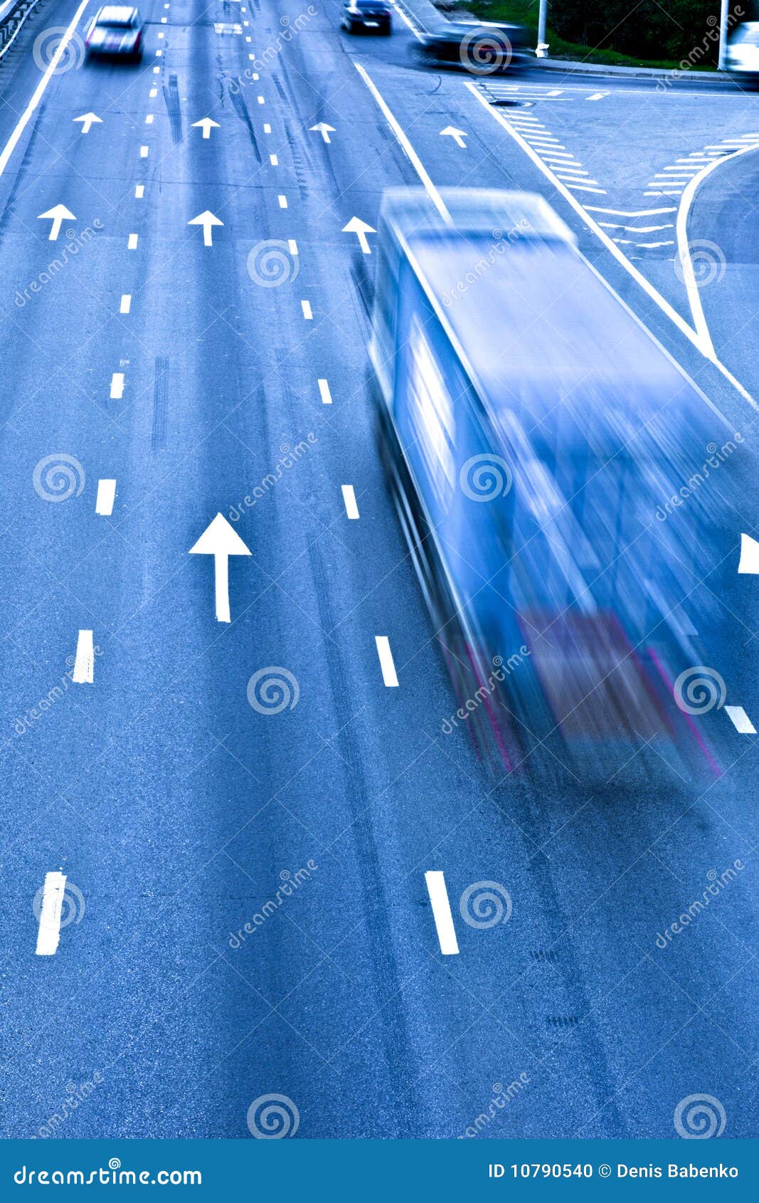 Traffic road with truck stock photo. Image of lane, highway - 10790540