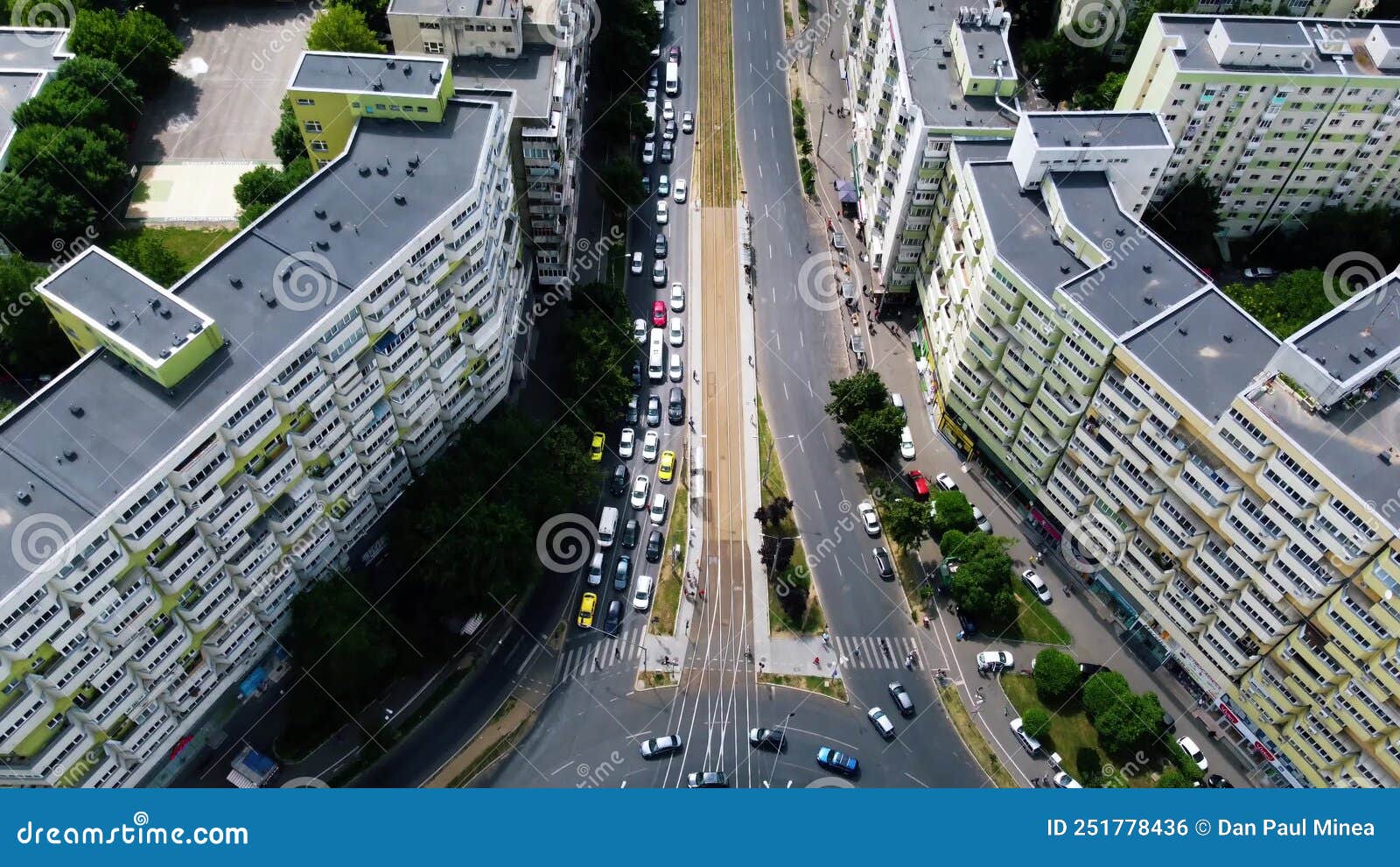 Traffic. Roundabout in Bucharest, Romania Stock Footage - Video of 2022 ...