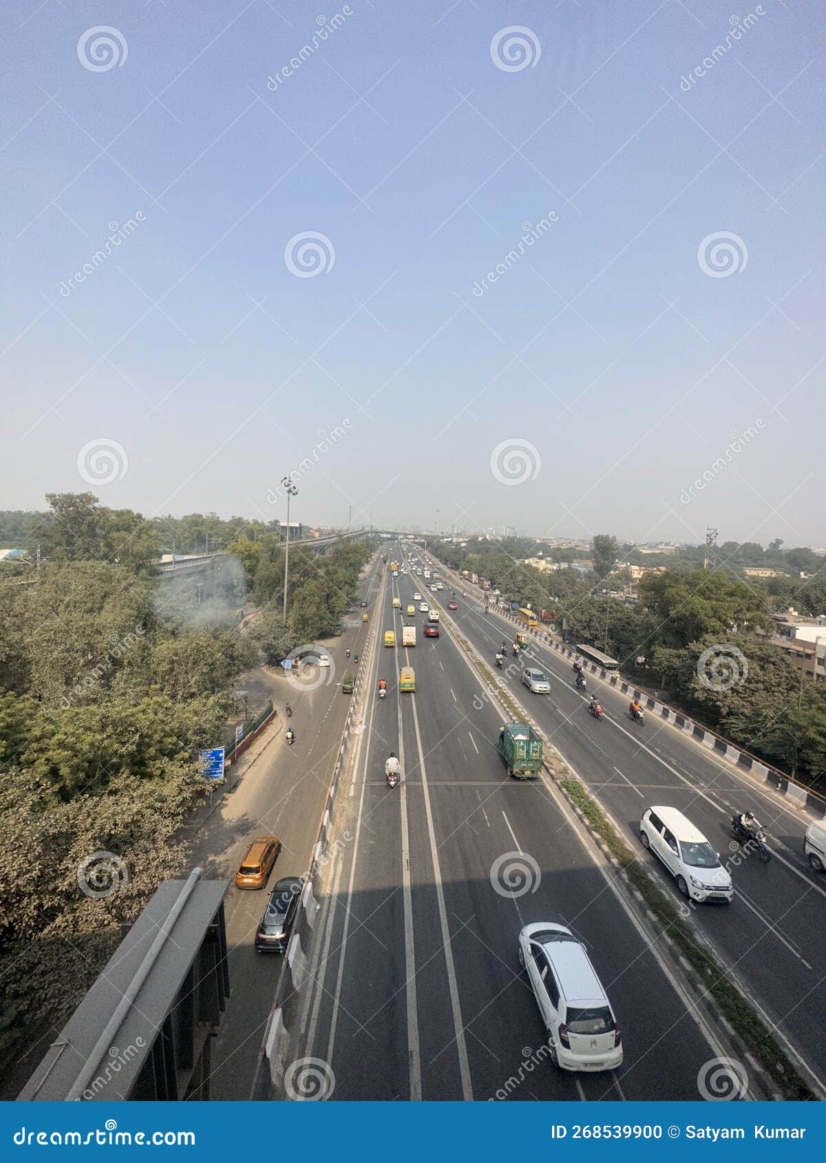 Traffic Rush on Delhi Highway Road Editorial Image - Image of transport ...