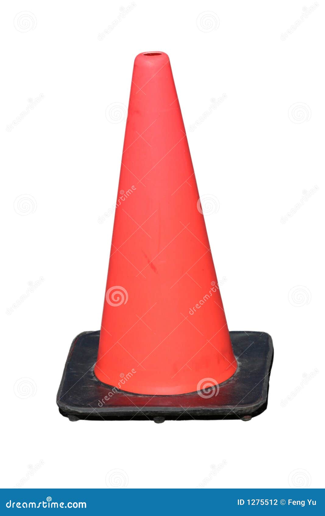 Traffic safety cone stock photo. Image of danger, road - 1275512