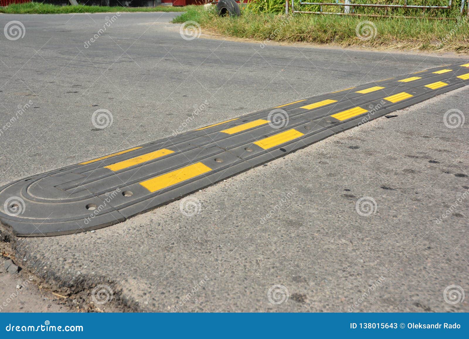 Traffic Safety Speed Bump Asphalt Road Stock Images - Download 141 ...