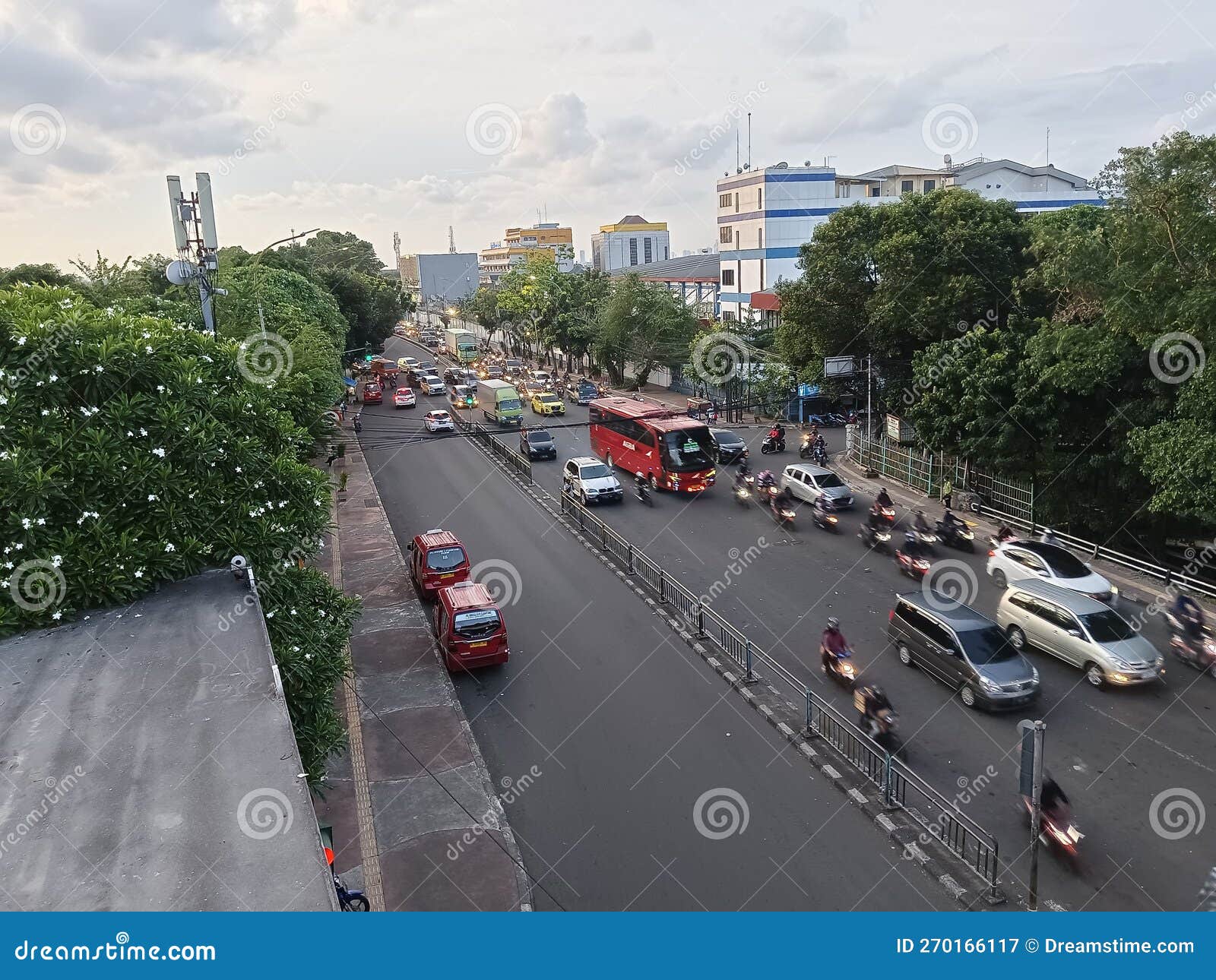 Traffic Scene in the Afternoon Editorial Photography - Image of freeway ...