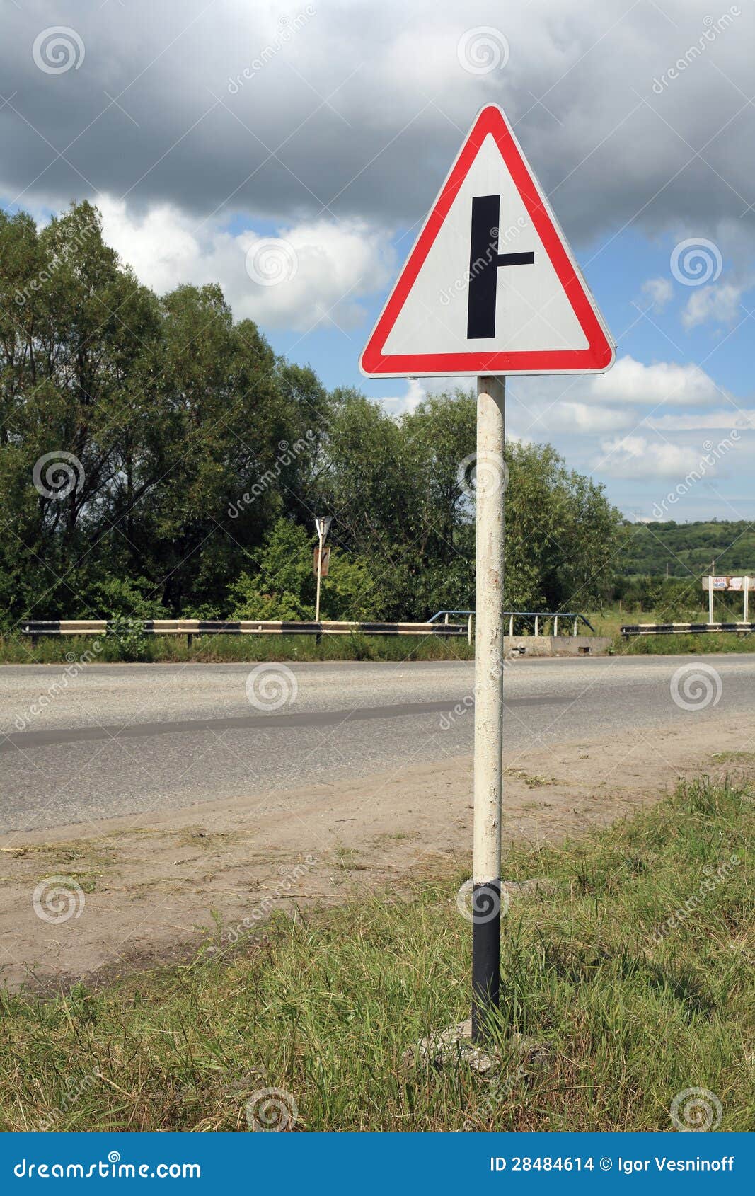 Traffic sign stock photo. Image of ground, roadside, sign - 28484614