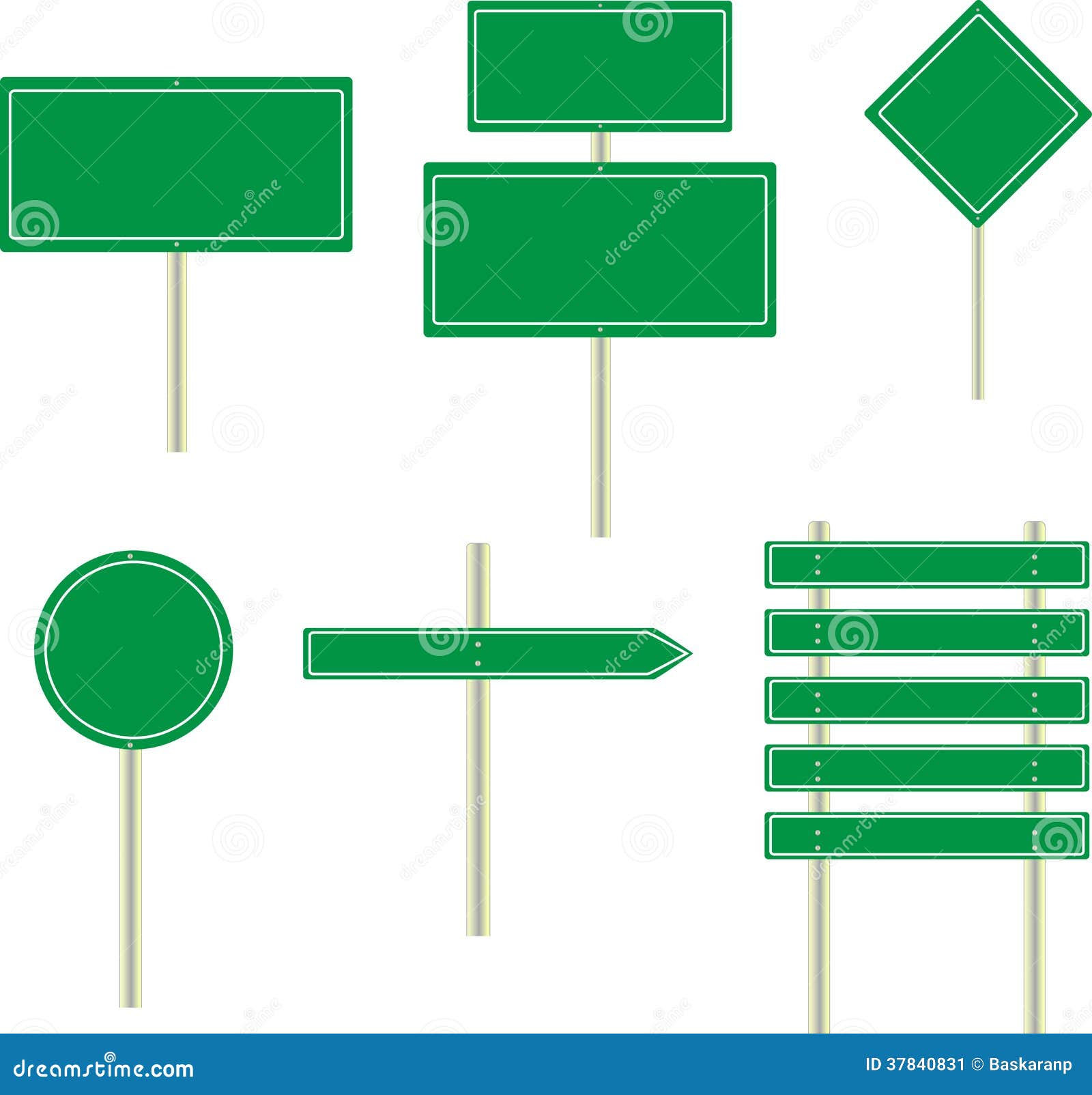 Traffic Sign Boards stock vector. Illustration of isolated - 37840831