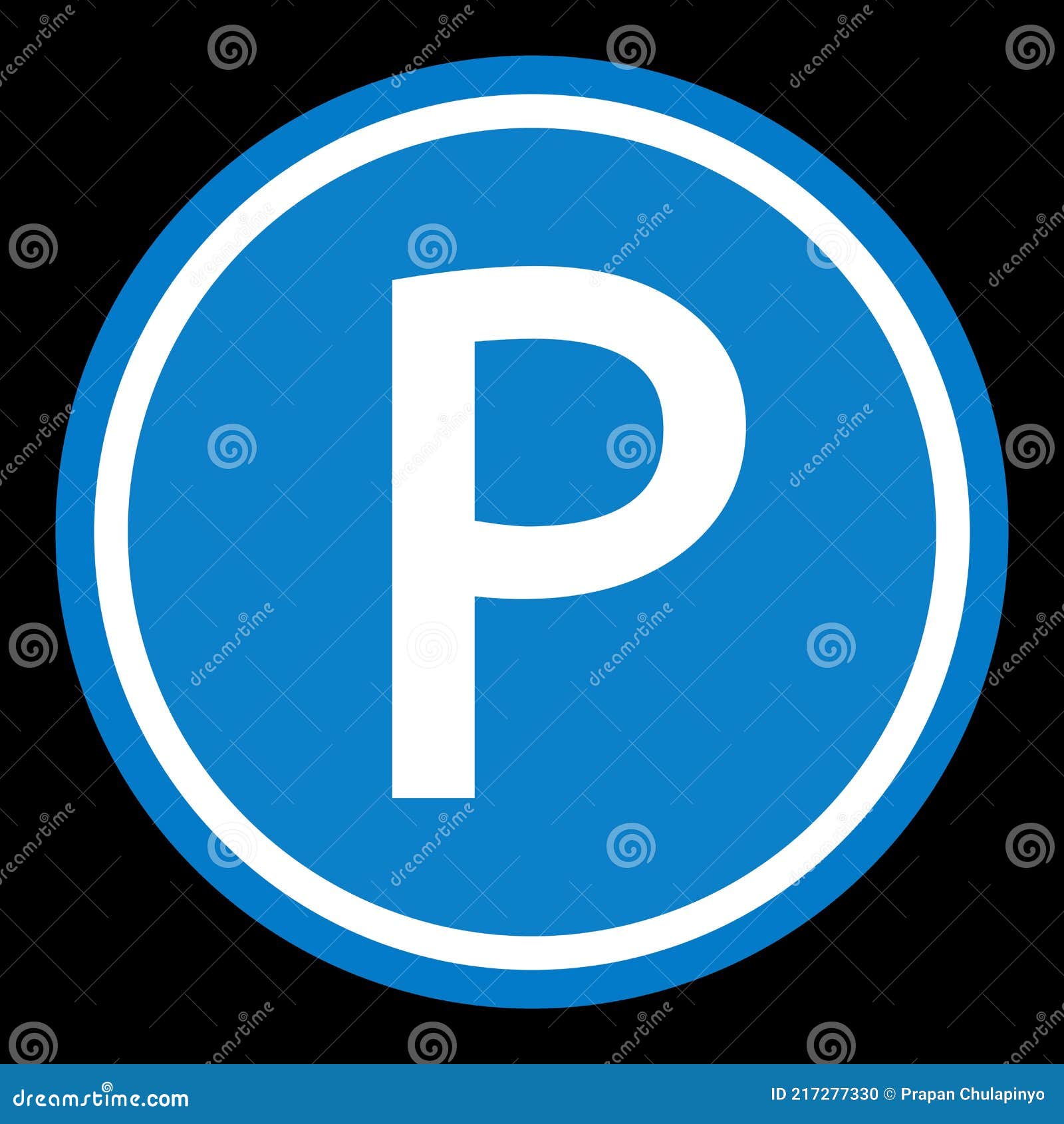 Traffic sign, car parking stock vector. Illustration of communication ...