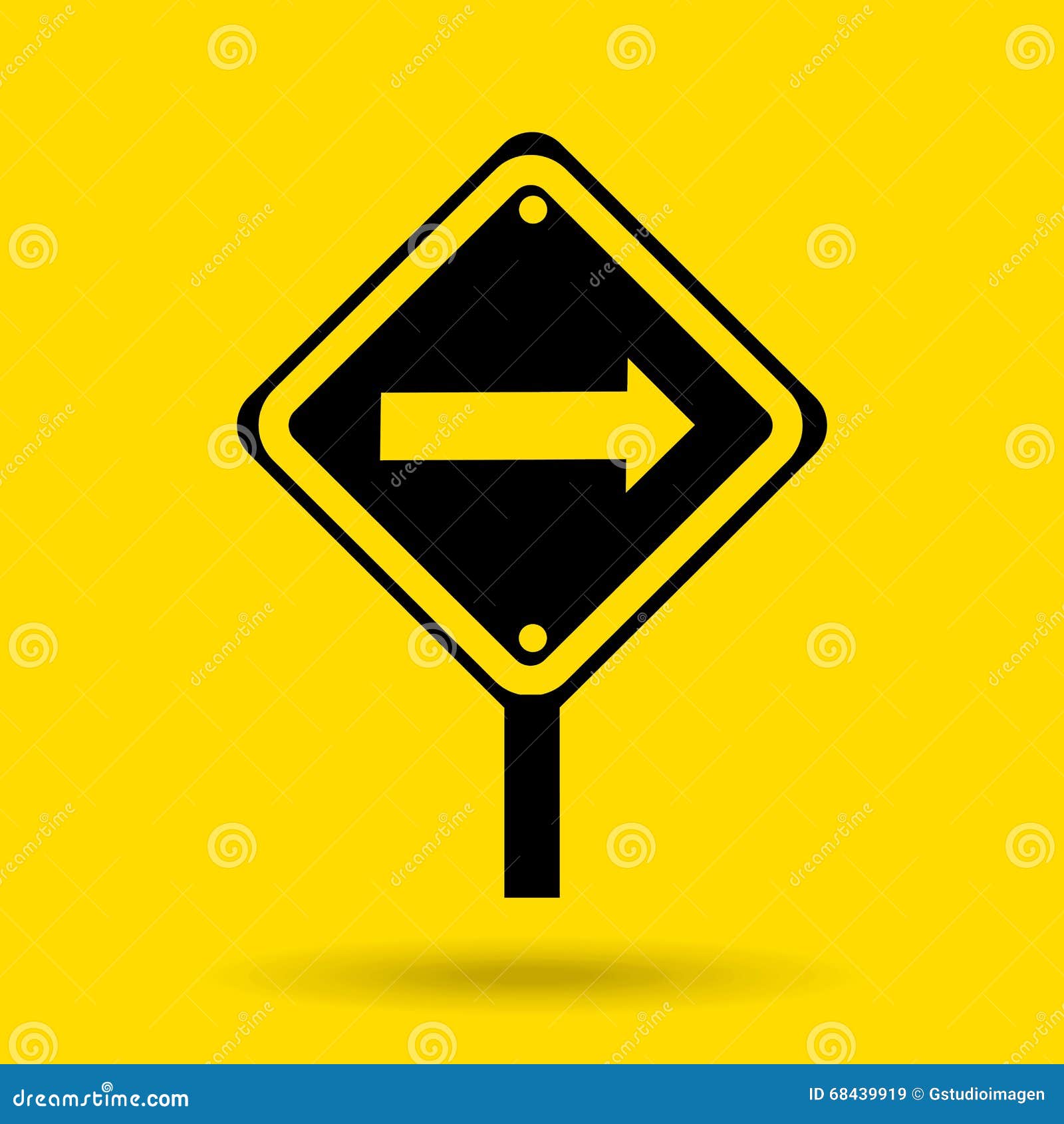 Traffic sign design stock illustration. Illustration of highway - 68439919