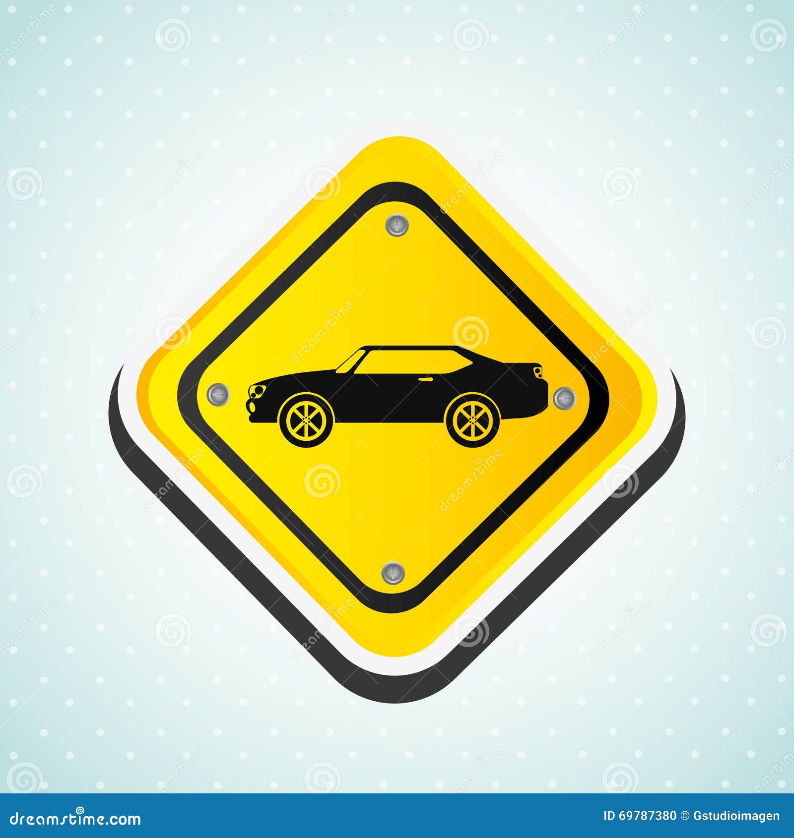 Traffic sign design stock illustration. Illustration of roadsign - 69787380