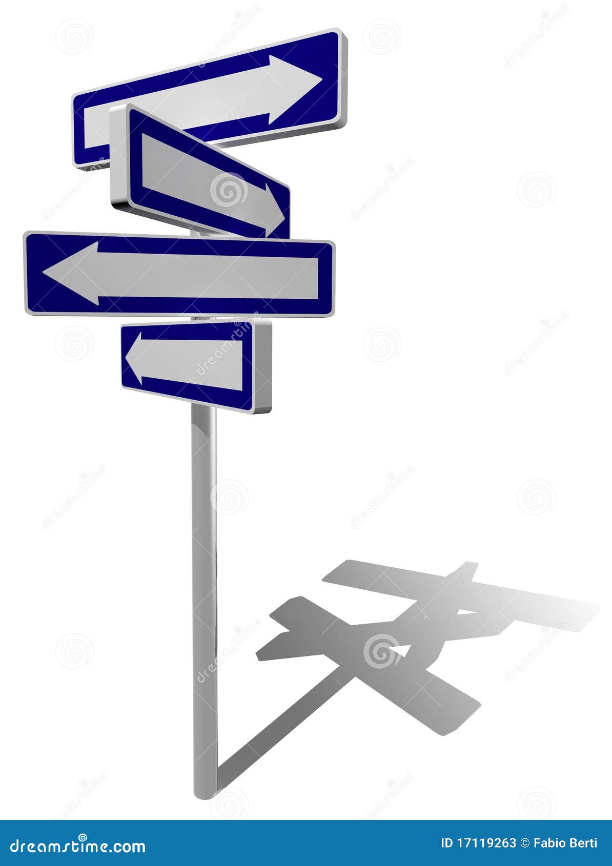 Traffic Sign Direction Stock Photos - Image: 17119263