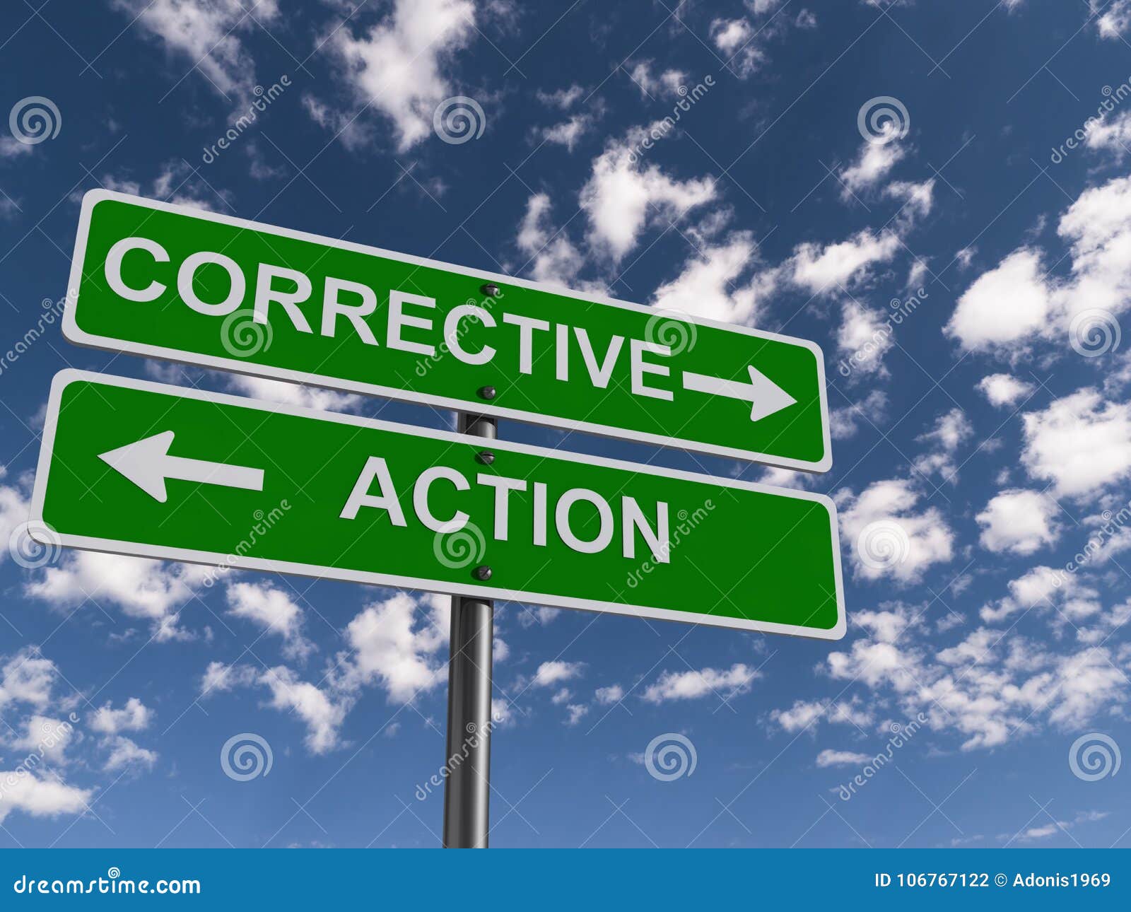 Corrective action stock illustration. Illustration of communications ...