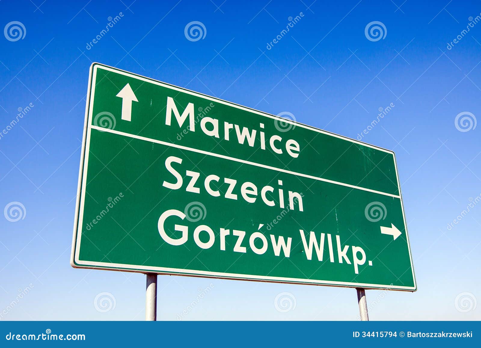 Traffic Sign, Driving Direction Stock Photo - Image of caution ...