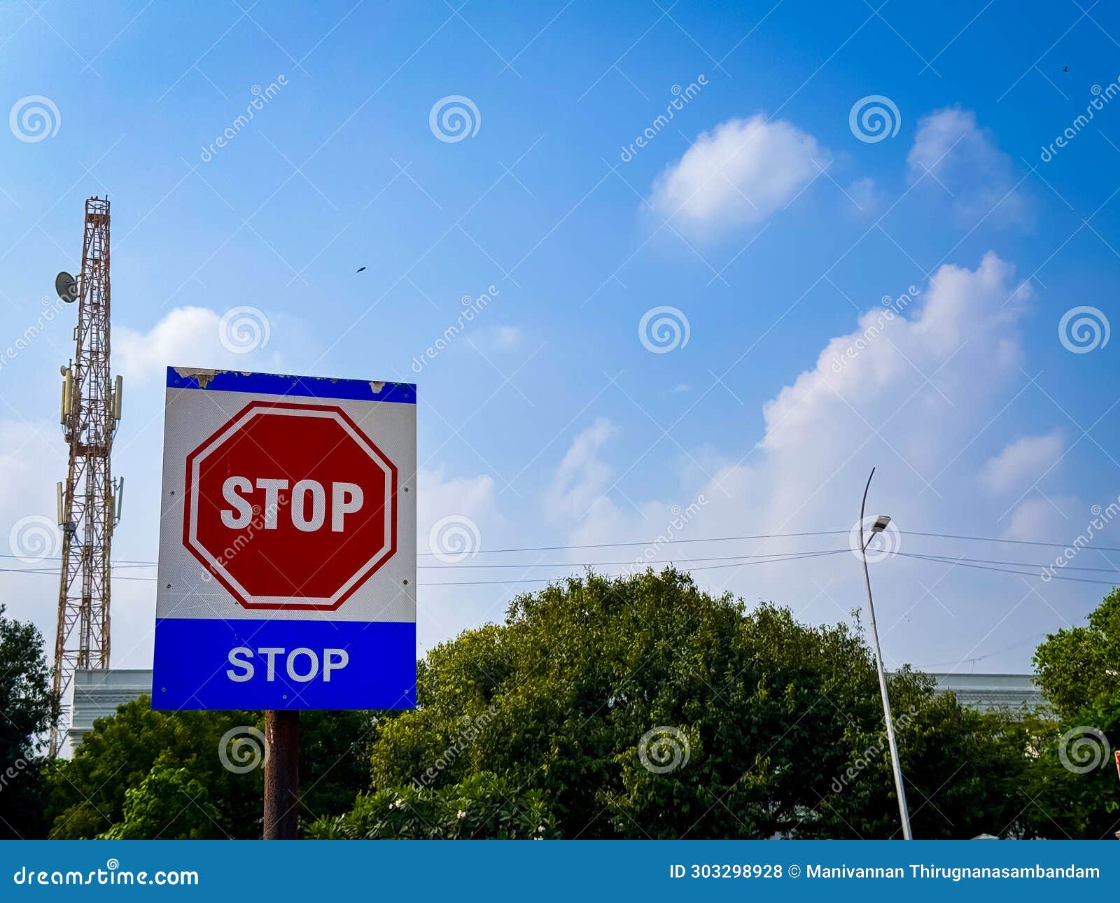 Traffic Sign Indicating Drivers Must Come To a Complete Stop in the ...