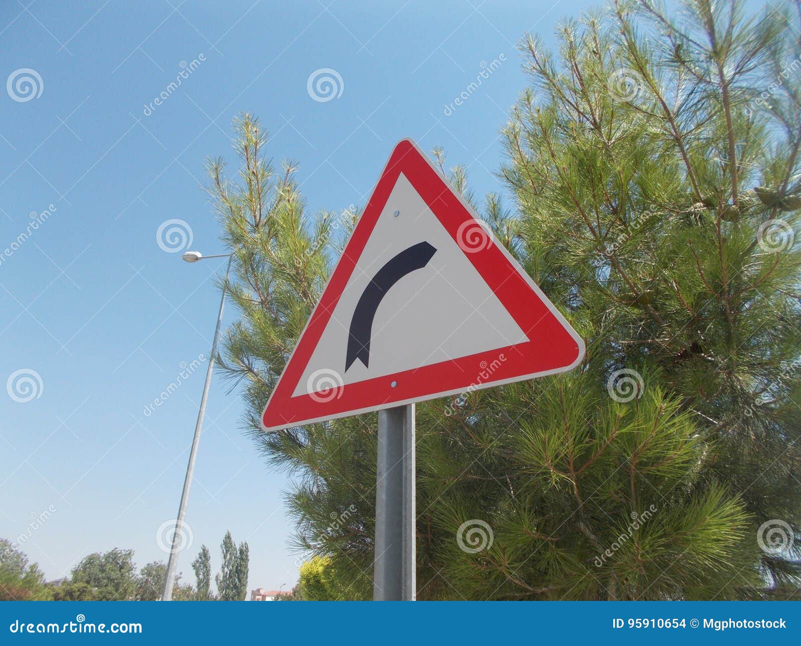 Traffic Sign Indication stock photo. Image of view, right - 95910654