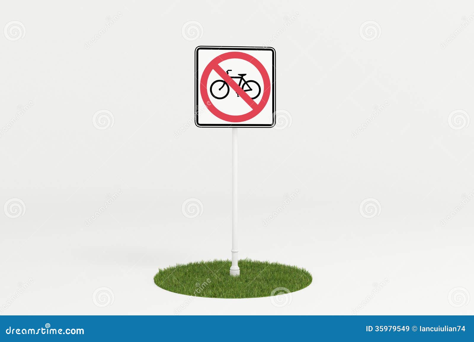 Sign. Interdiction. 3d Stock Illustration | CartoonDealer.com #2529697
