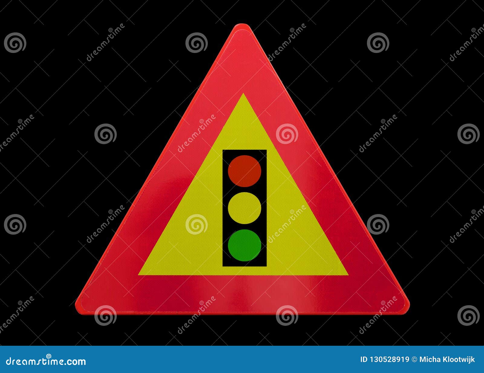 Traffic Sign Isolated - Light Traffic Regulation Stock Image - Image of ...