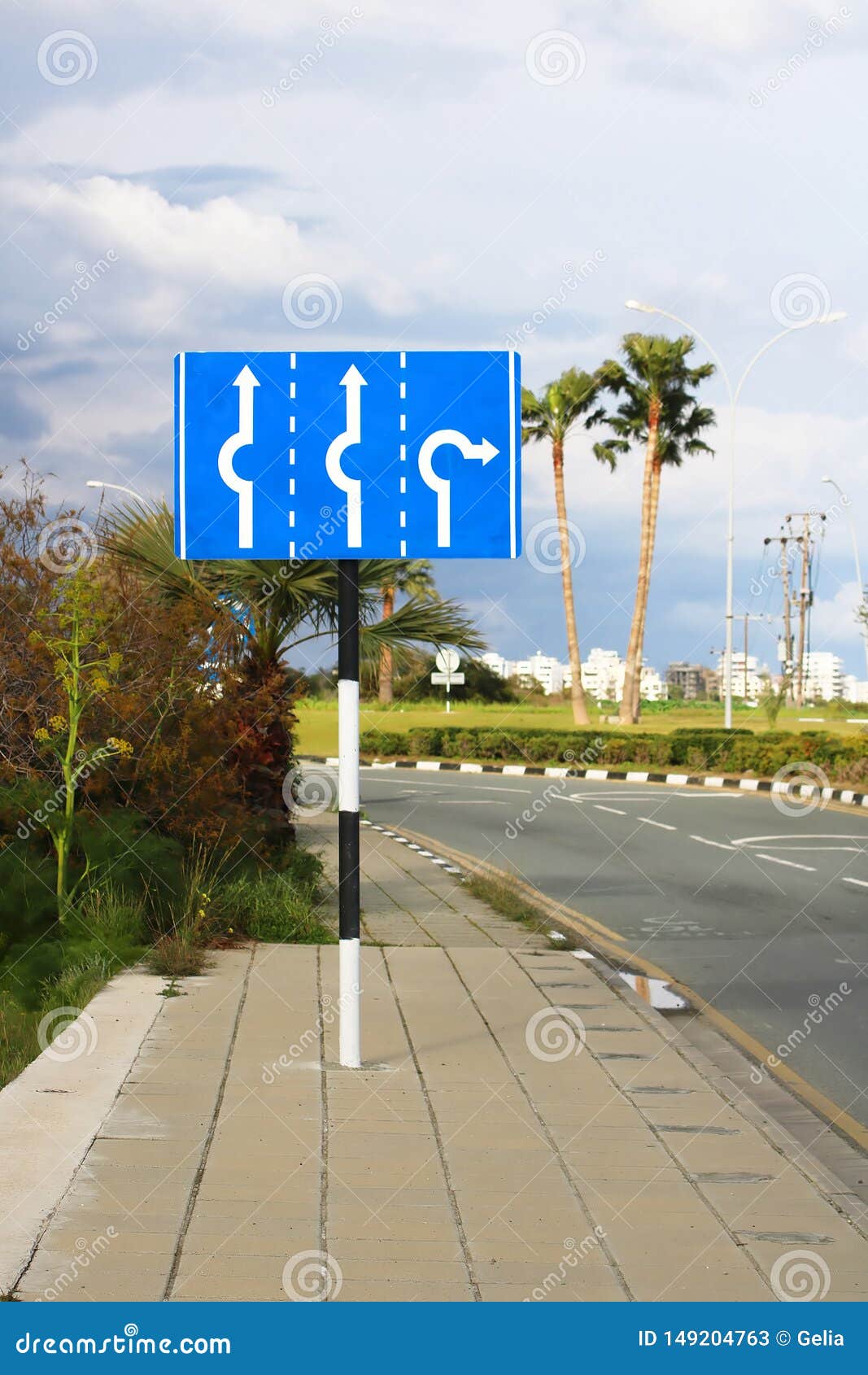 Traffic Sign in Larnaca, Cyprus Stock Image - Image of lock, cyprus ...