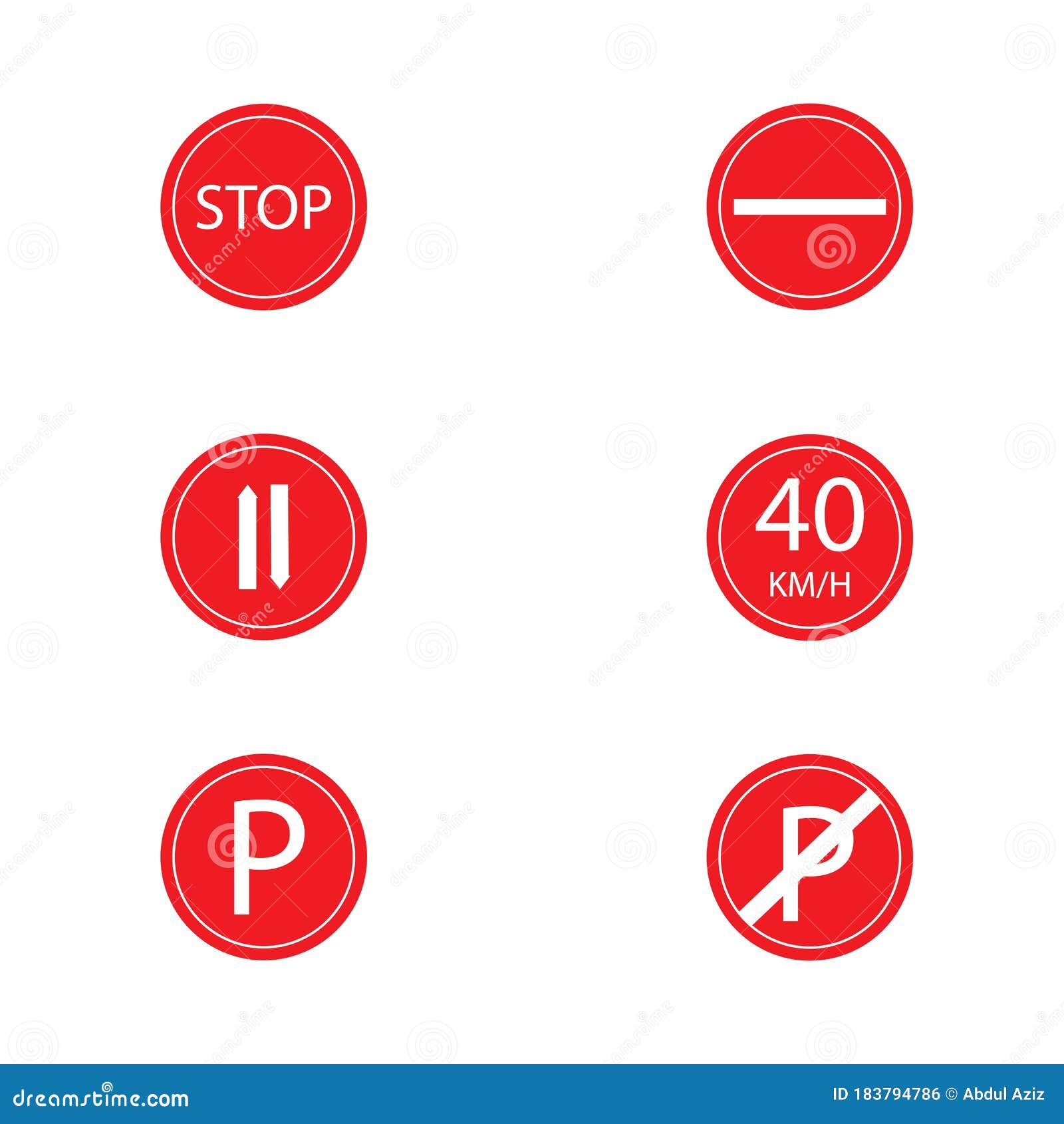 Traffic sign logo vector stock vector. Illustration of information ...