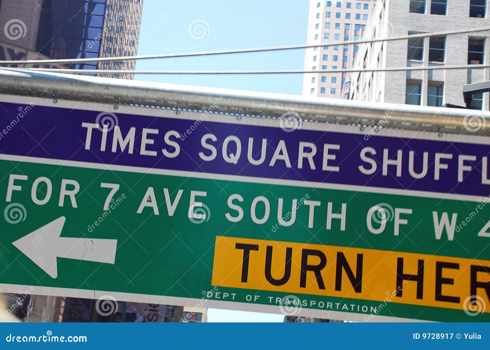 Traffic sign in New York stock image. Image of avenue - 9728917