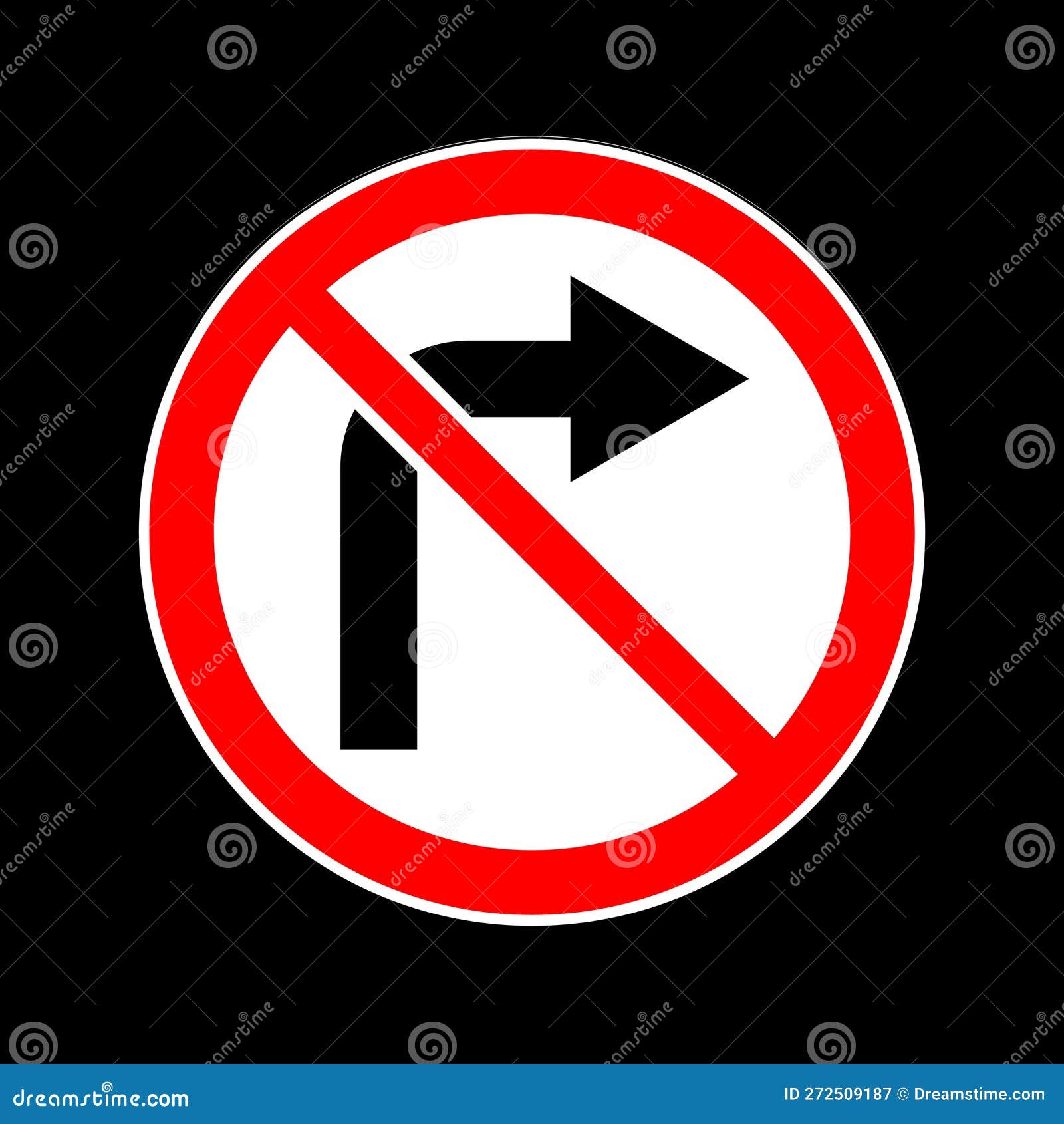 Traffic sign stock illustration. Illustration of line - 272509187