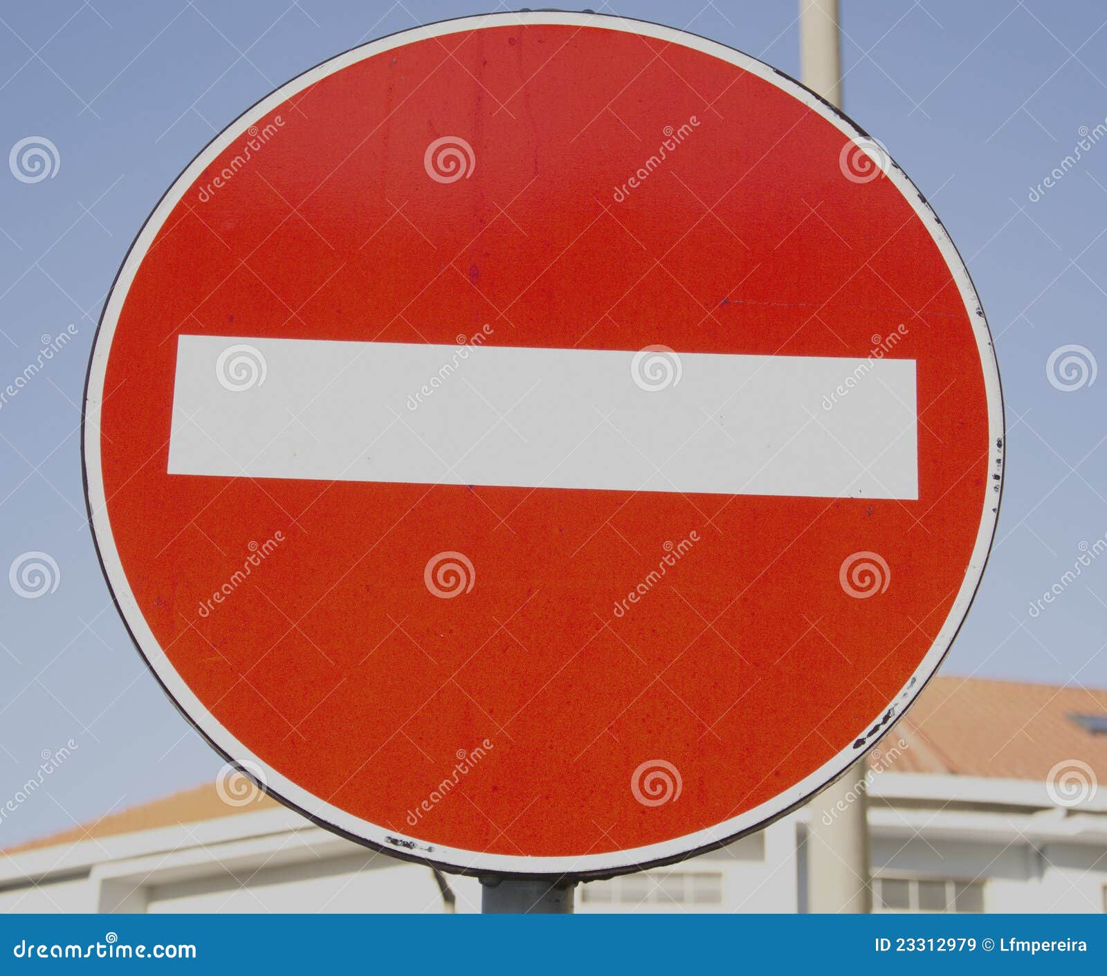 Traffic Sign of Prohibition Stock Image - Image of roadside, metal ...