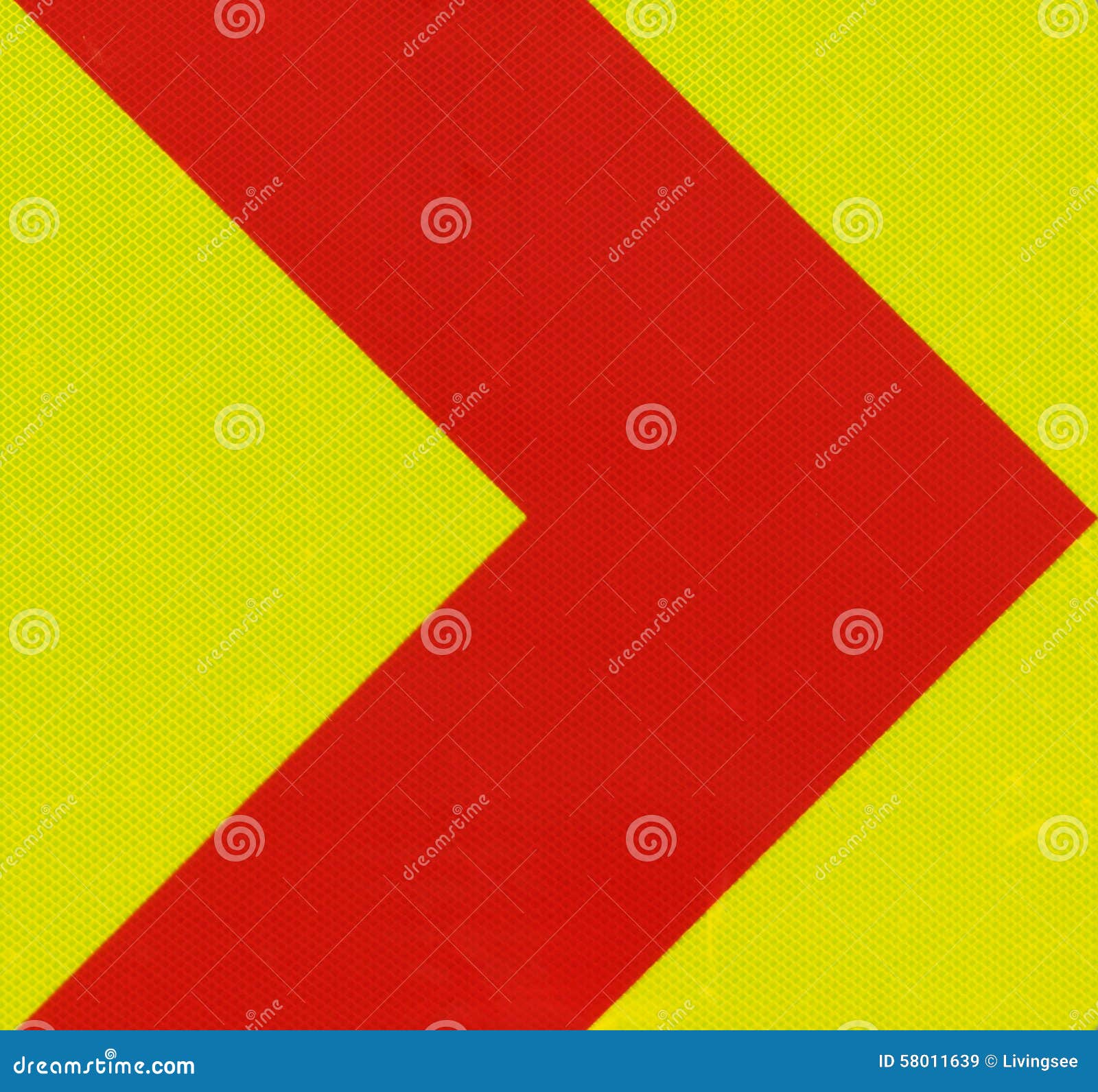 Traffic Sign Red Right Arrow Stock Image - Image of yellow, arrow: 58011639