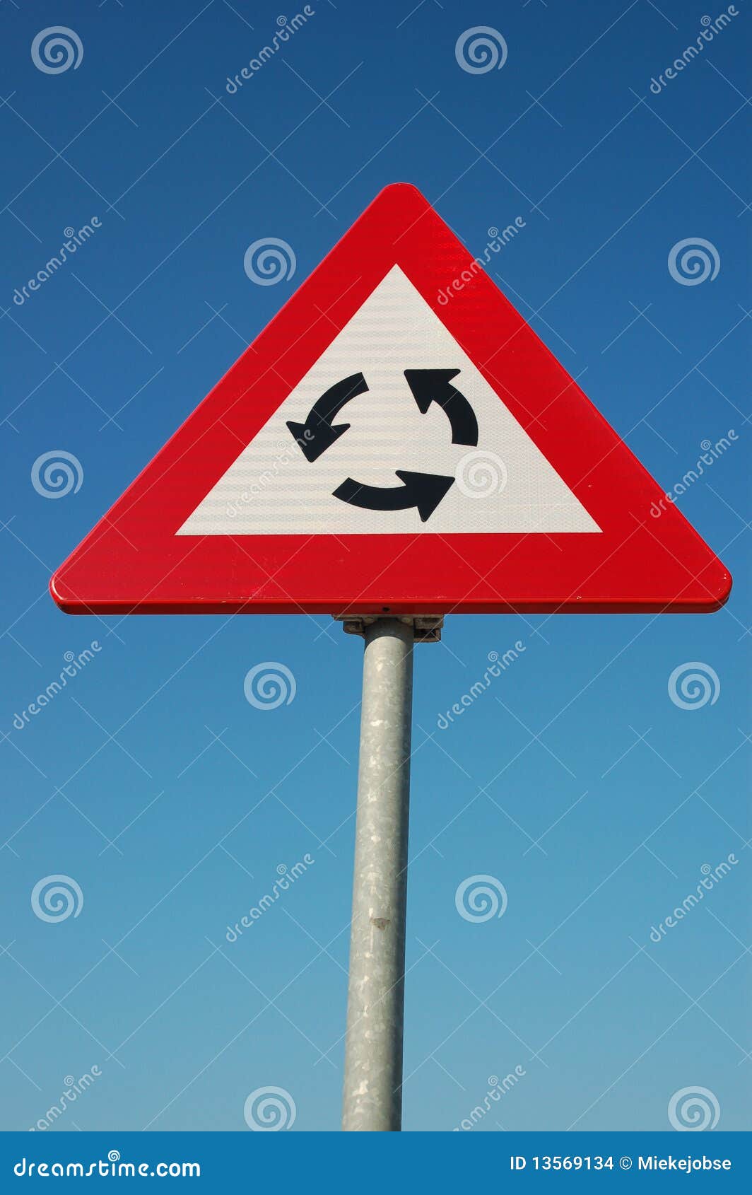 Traffic Sign; Roundabout Stock Images - Image: 13569134