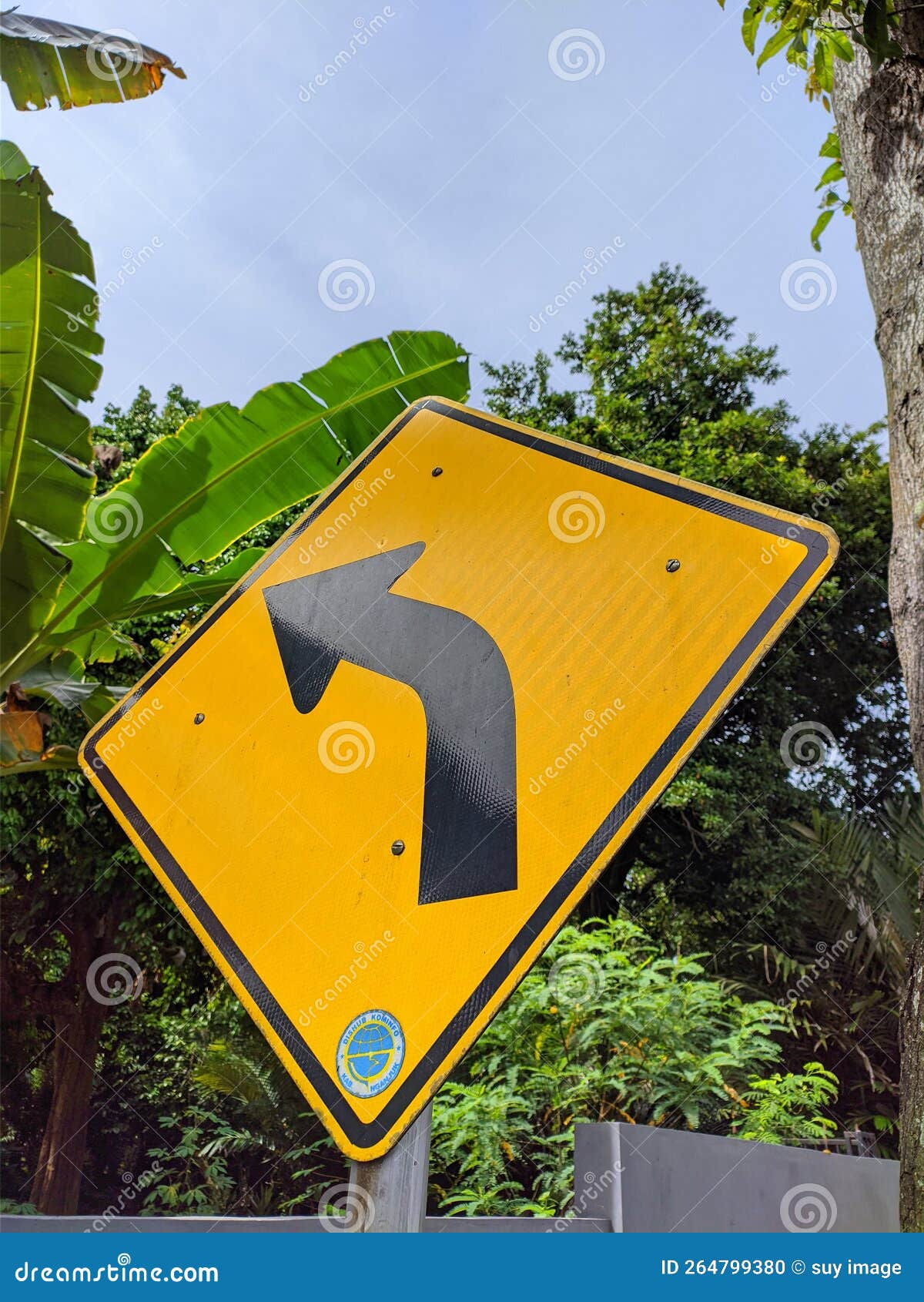 A Traffic Sign on the Side of the Road Stock Photo - Image of number ...