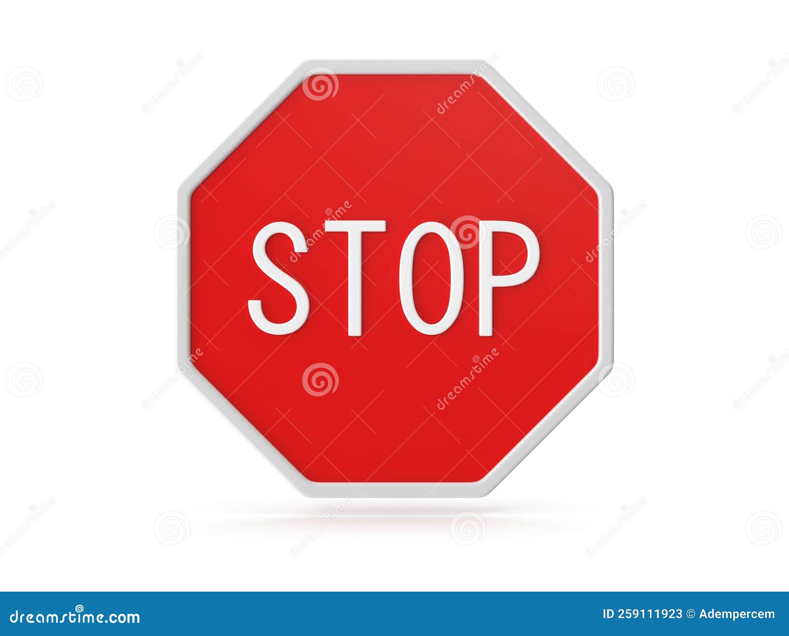 Traffic Sign - Stop stock illustration. Illustration of icon - 259111923