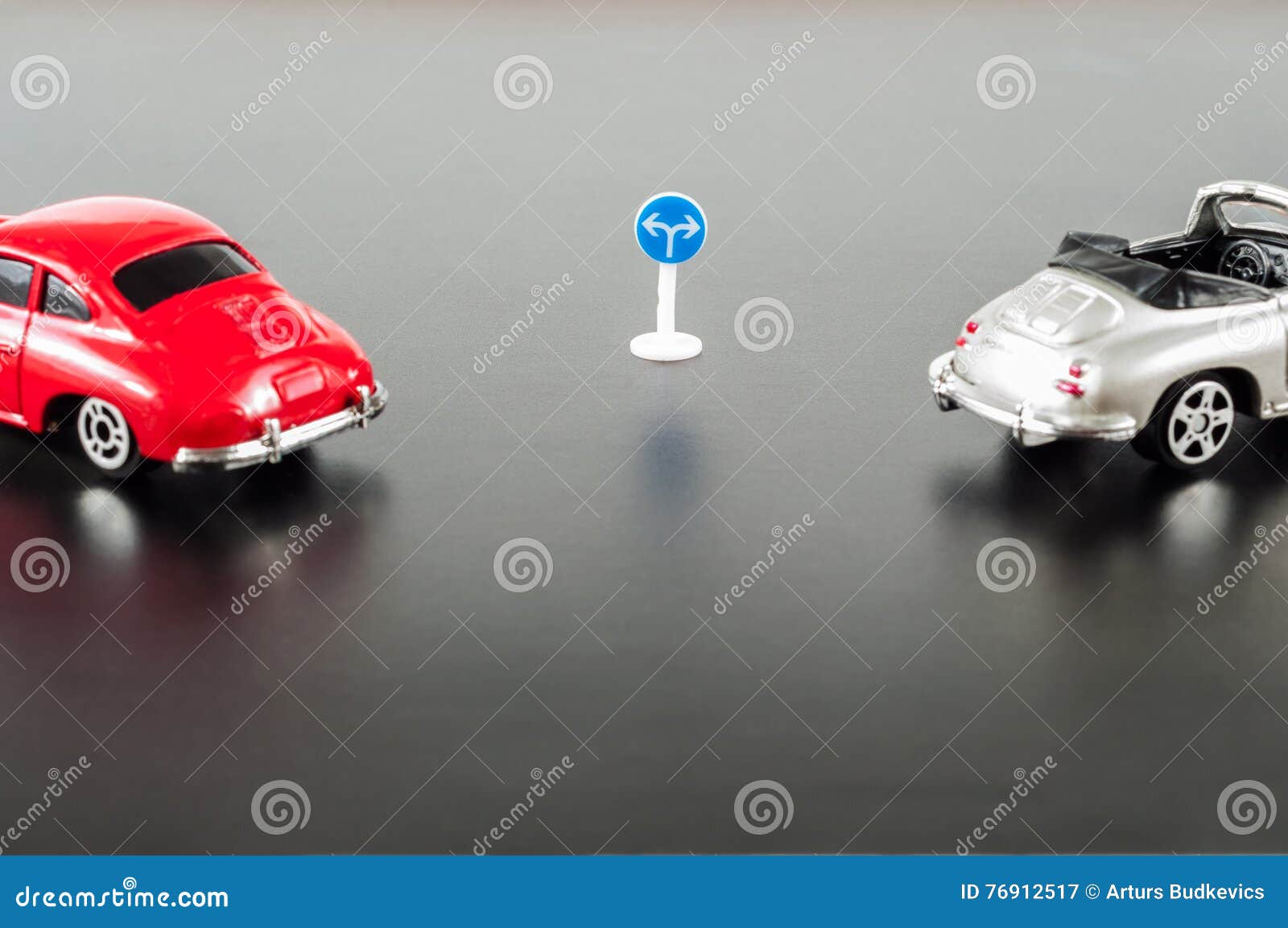 Traffic sign and two cars stock image. Image of turn - 76912517