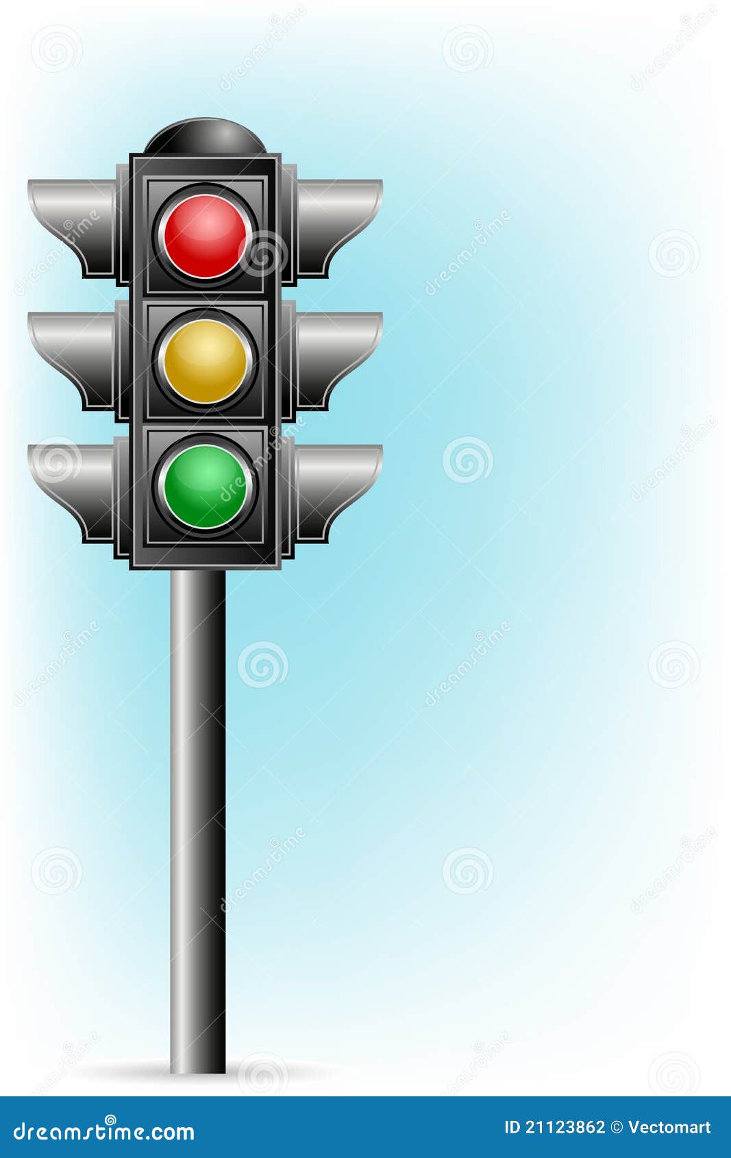 Traffic Signal stock vector. Illustration of forward - 21123862