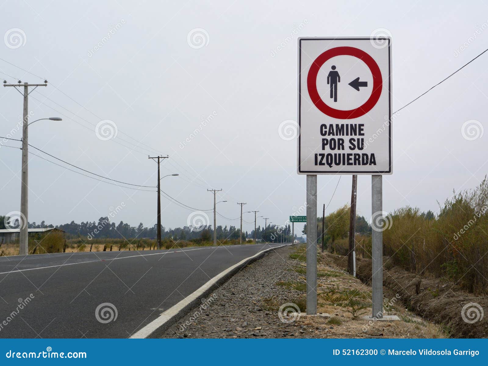 Traffic signal stock photo. Image of berm, warning, signage - 52162300