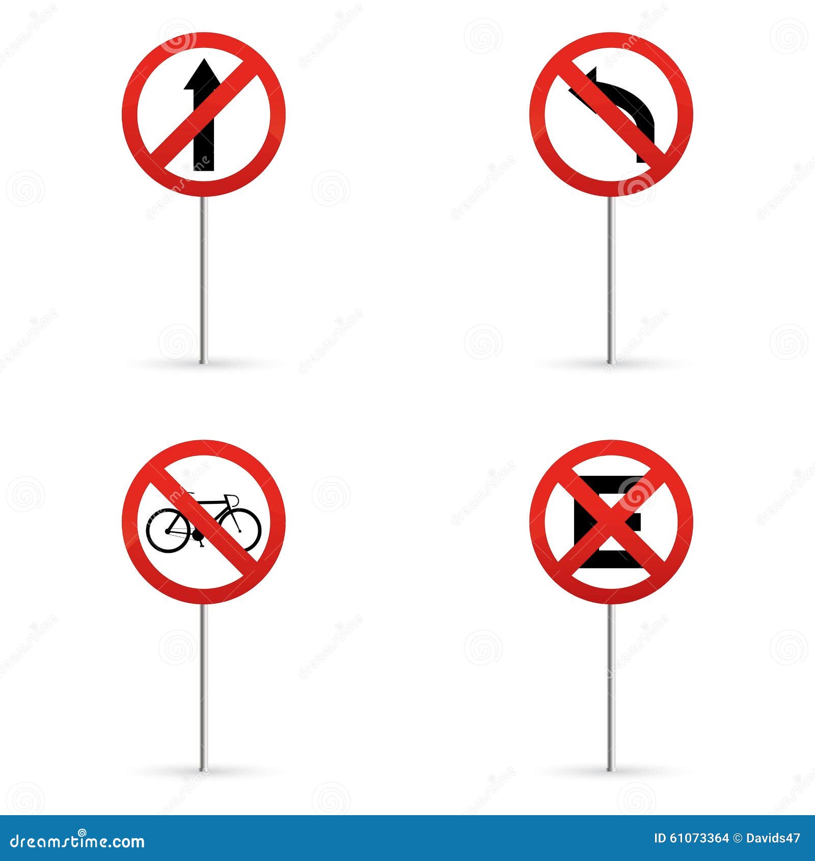 Traffic Signals stock vector. Illustration of reflection - 61073364