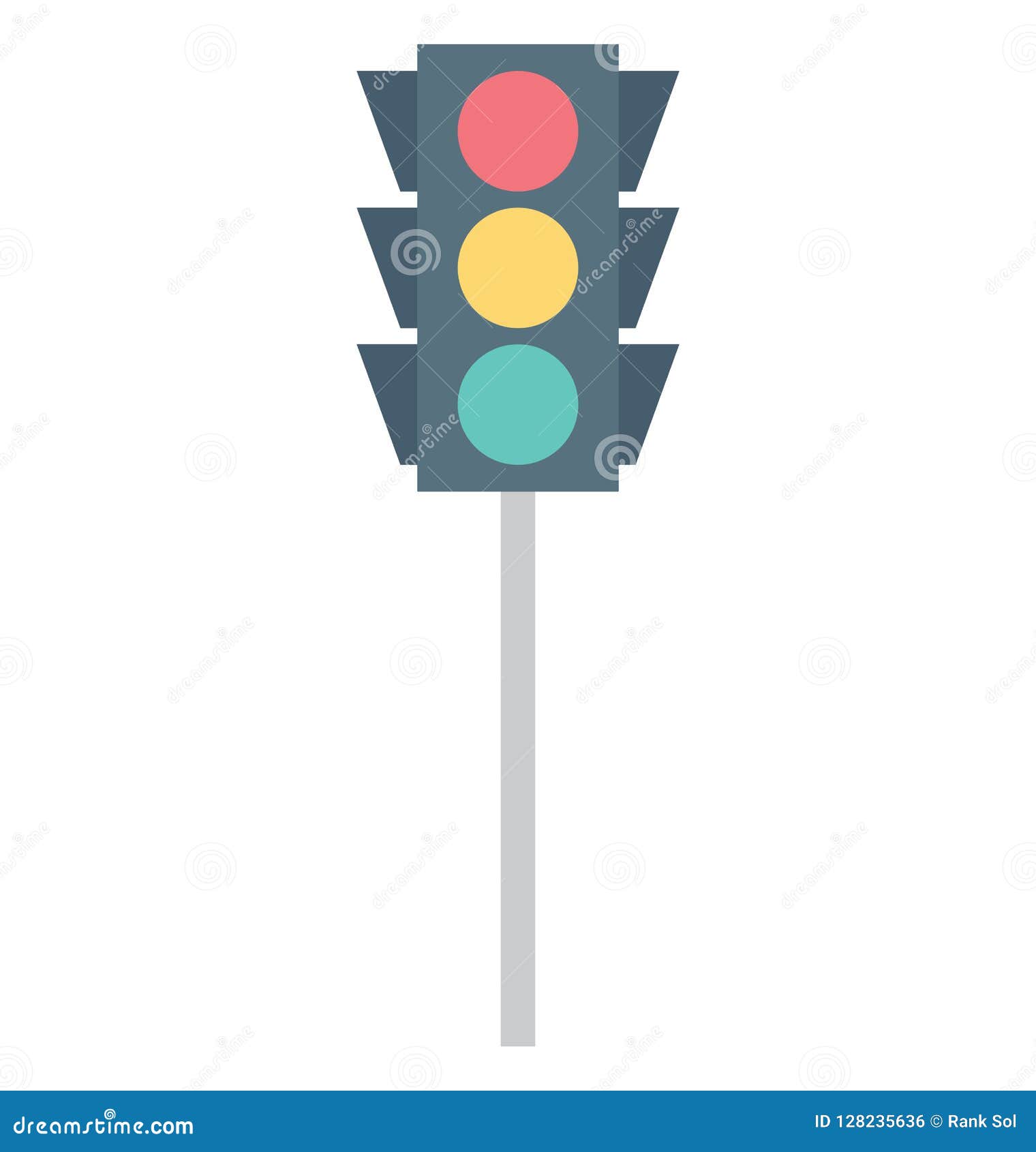 Traffic Signals Cartoon Vector | CartoonDealer.com #61510311